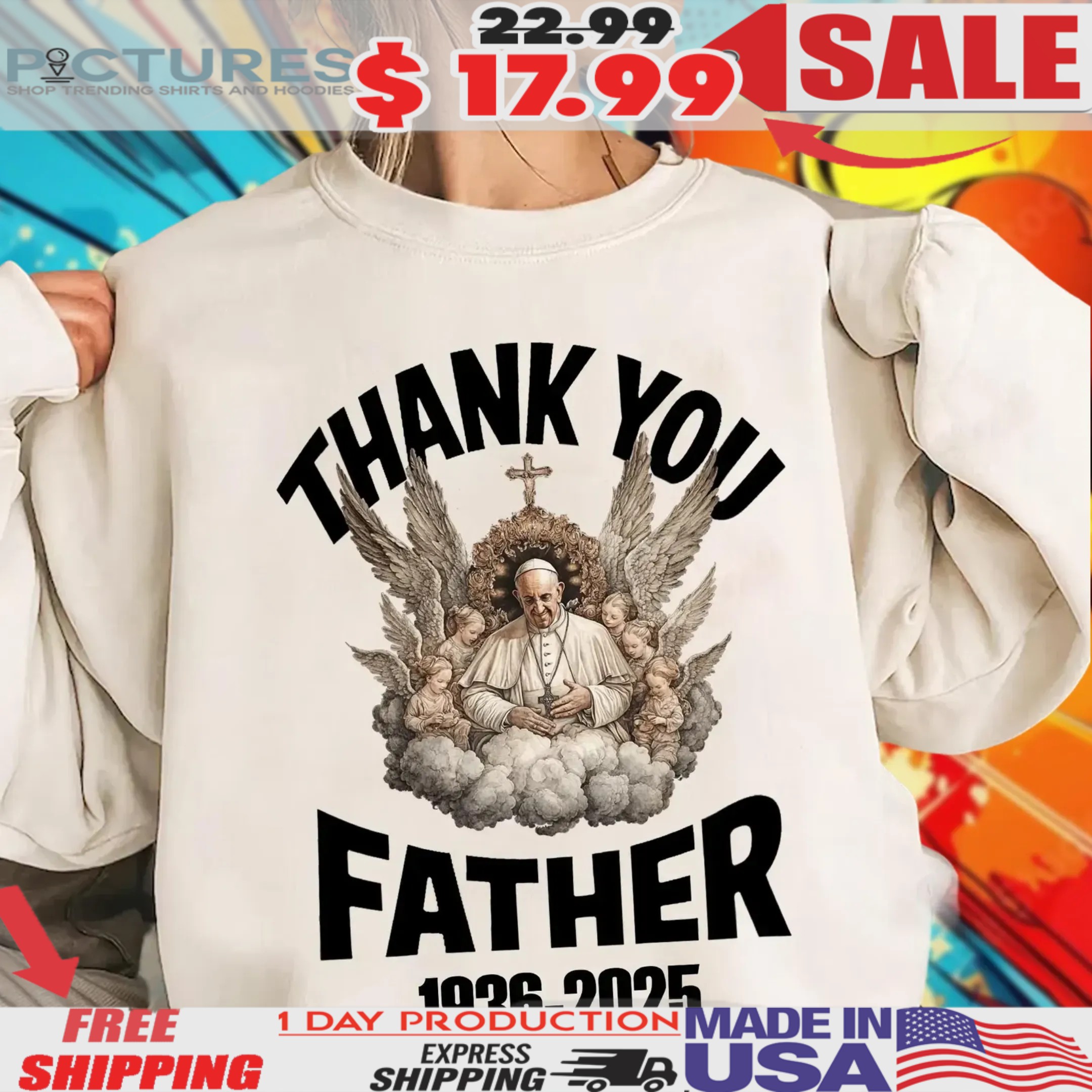 🚛Free Delivery: Thank You Father Pope Francis 1936-2025 Catholic ...