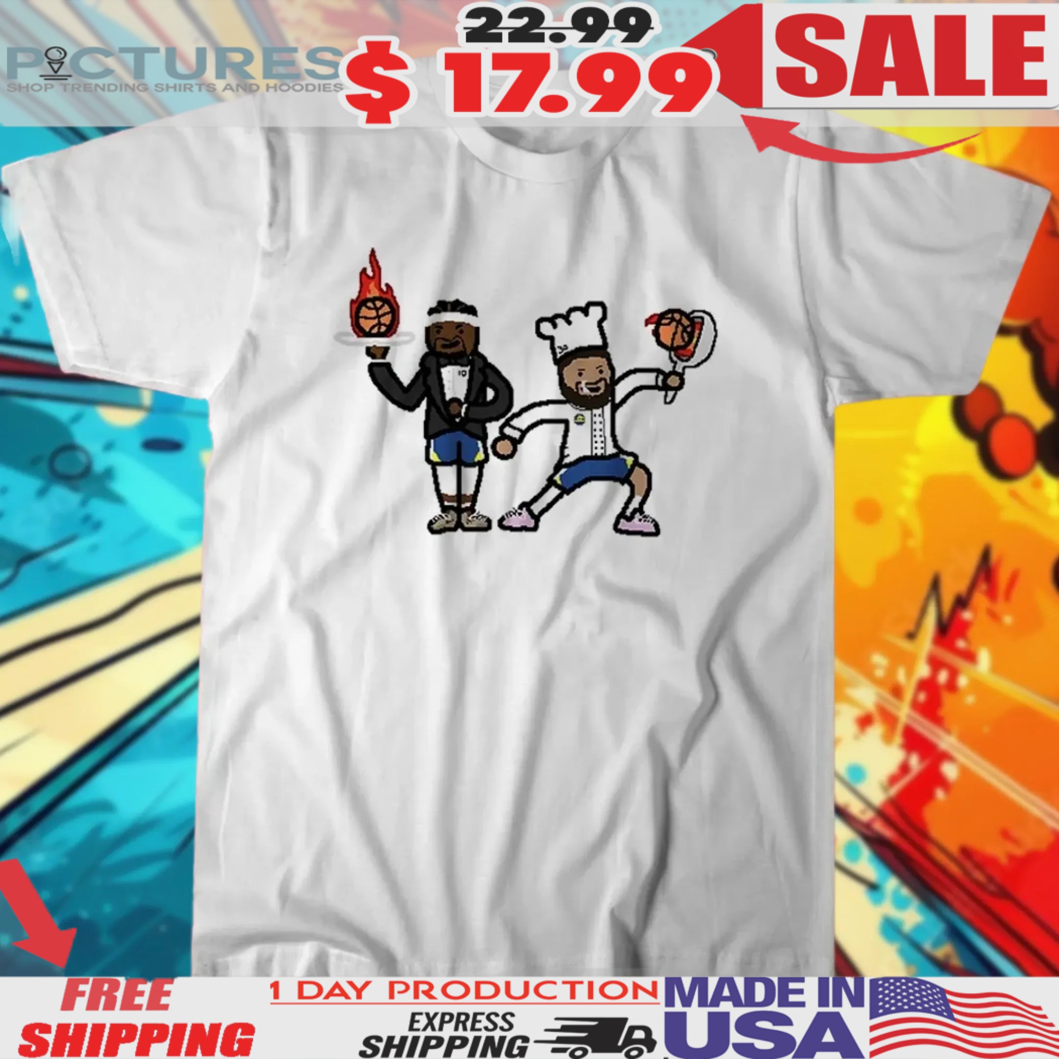 The Chef And The Butler Stephen Curry And Jimmy Butler Warriors Shirt ...