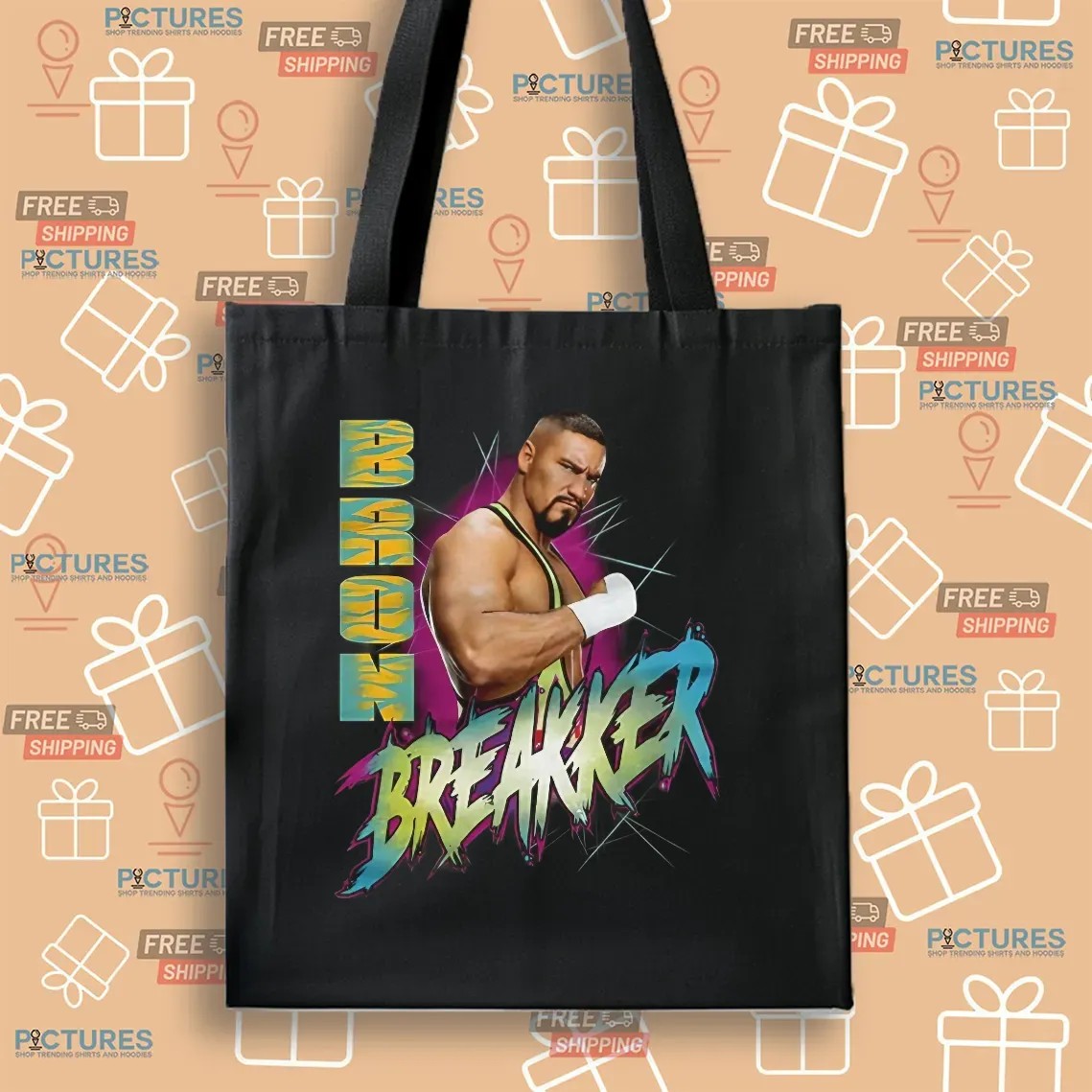 Bron Breakker Grunge WWE Retro Poster T Shirt • Picturestees Clothing LLC