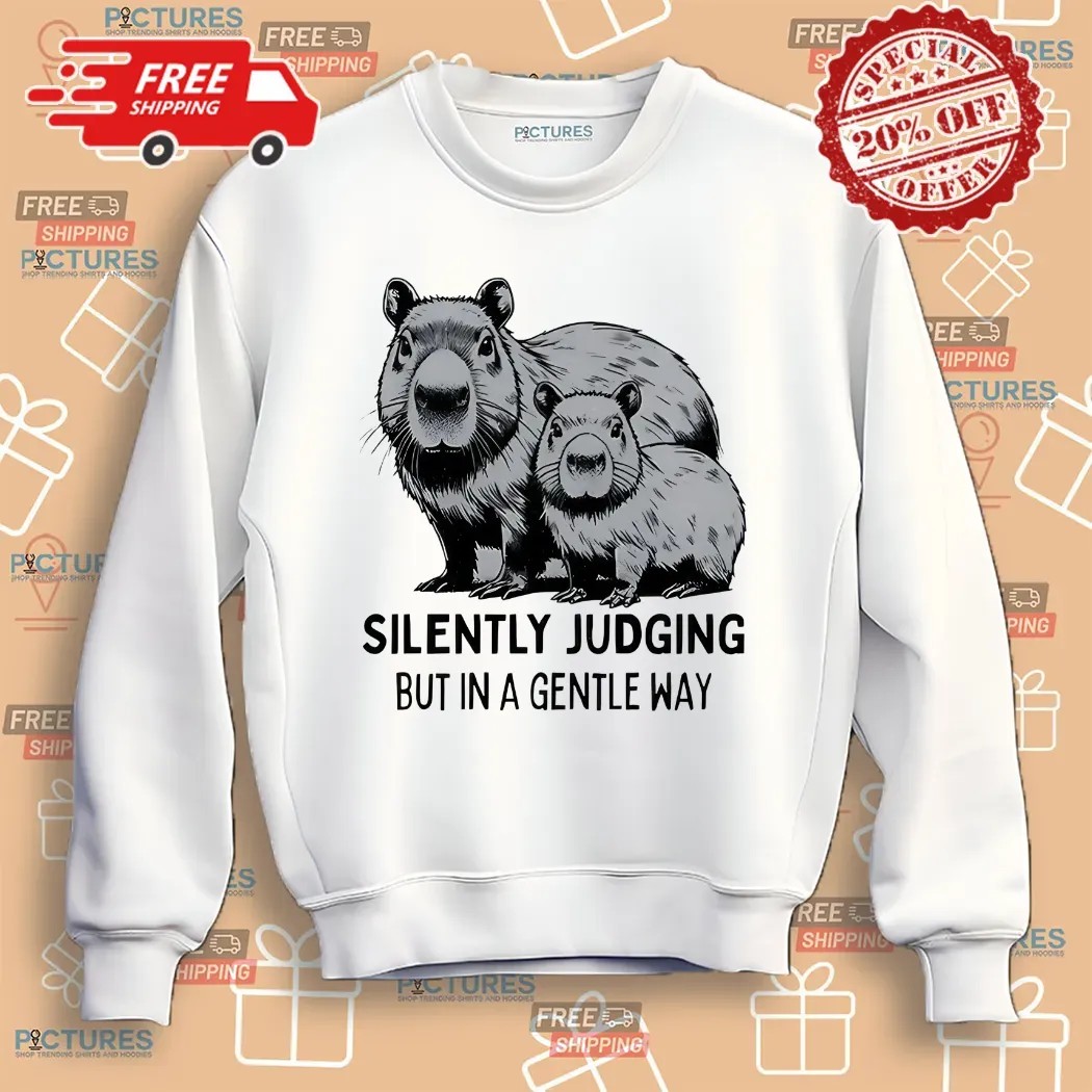 Capybara Silently Judging But In A Gentle Way Shirt • Picturestees Clothing LLC