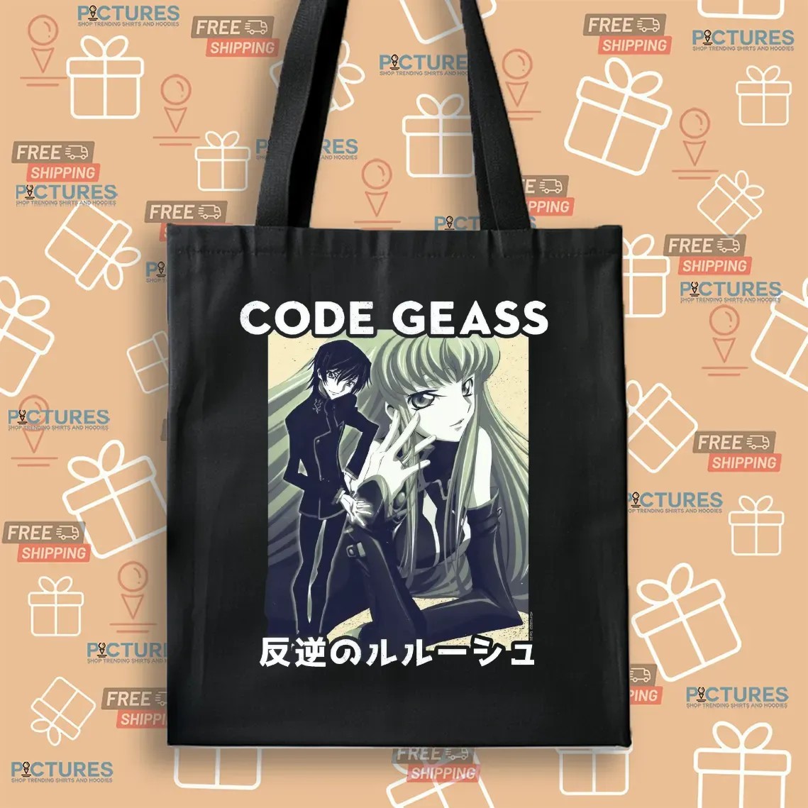 Code Geass Lelouch And CC Illustration T Shirt • Picturestees Clothing LLC