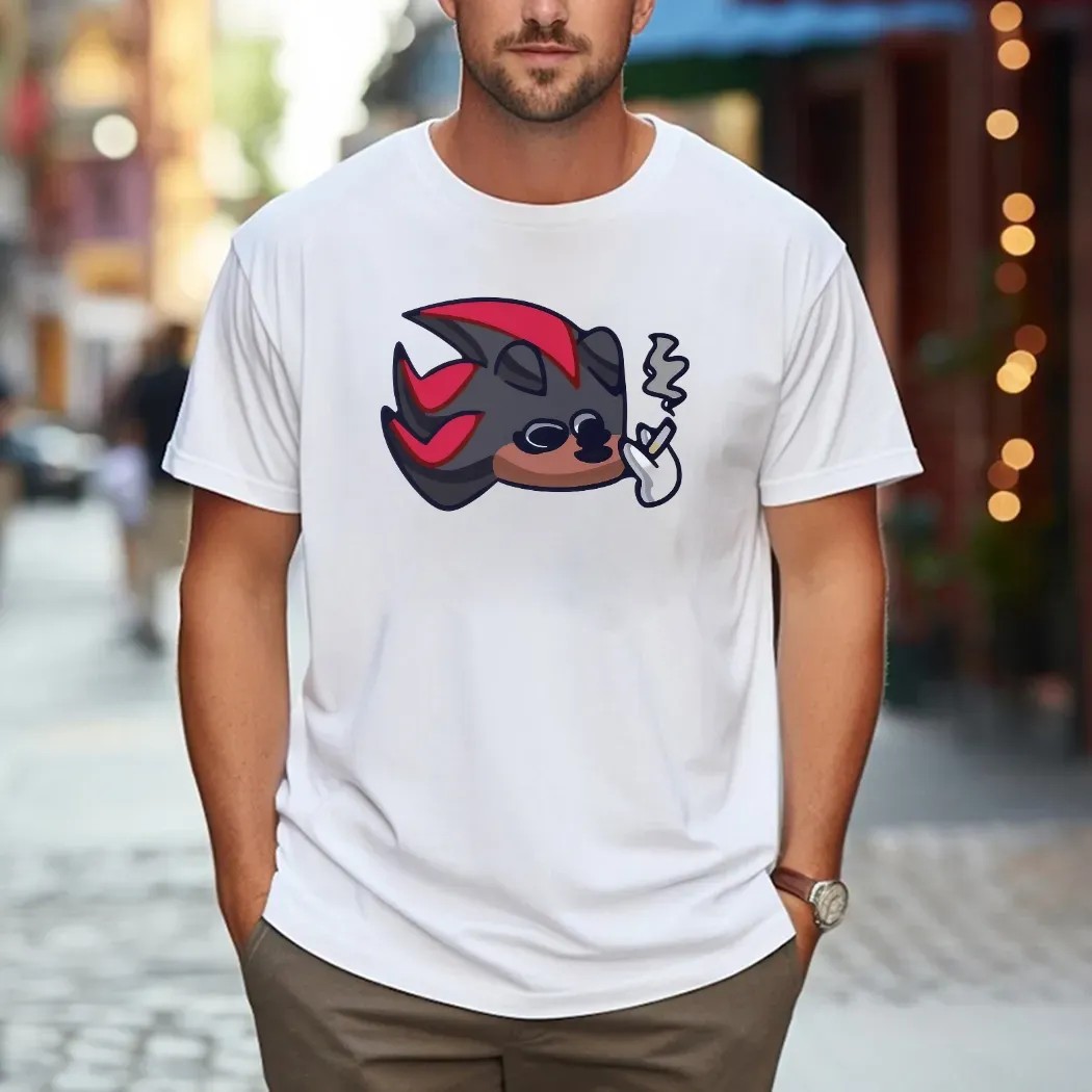 Cursed Shadow The Hedgehog Smoking T Shirt • Picturestees Clothing LLC