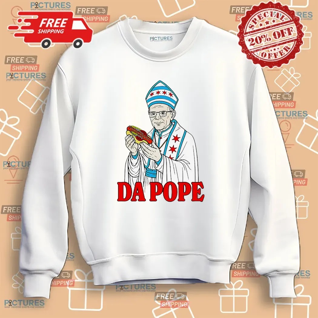 Da Pope Holding Hot Dog Meme T Shirt • Picturestees Clothing LLC