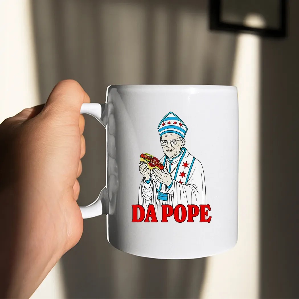 Da Pope Holding Hot Dog Meme T Shirt • Picturestees Clothing LLC