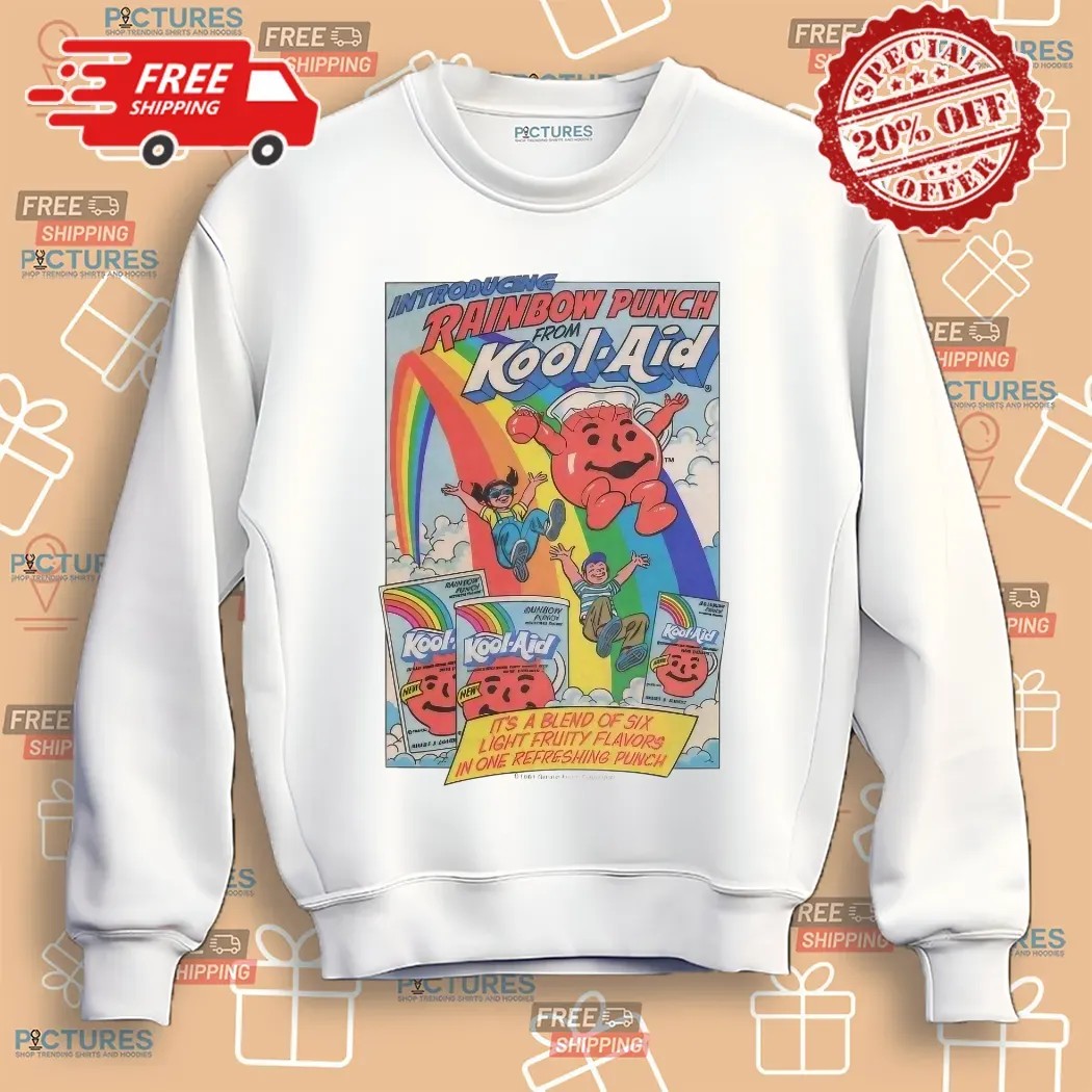 Introducing Rainbow Punch From Kool Aid 84 Style Vintage T Shirt ...
