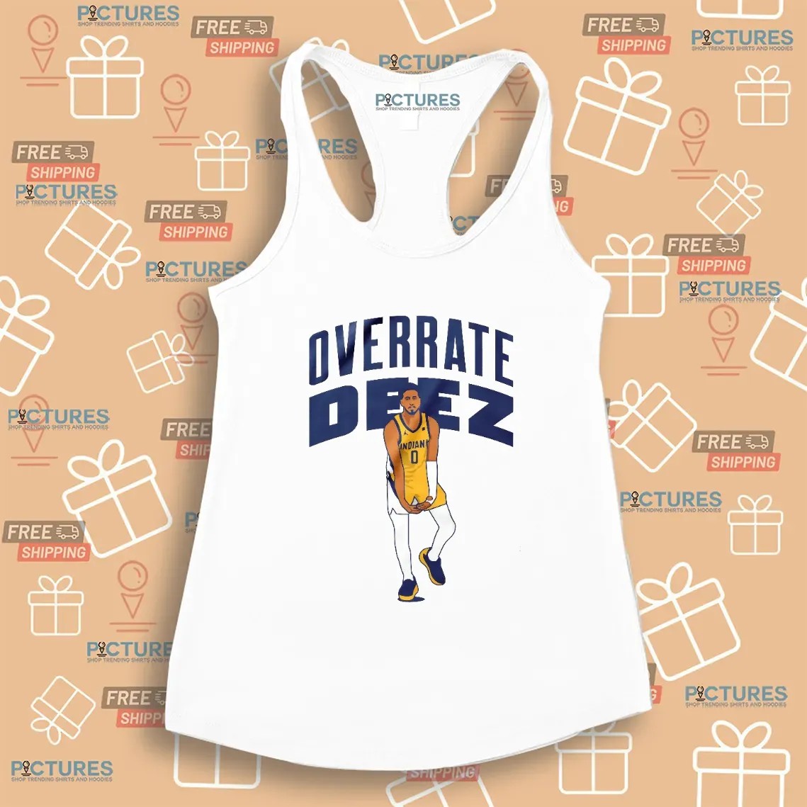 Overrate Deez Tyrese Haliburton Indiana Pacers Basketball T Shirt ...