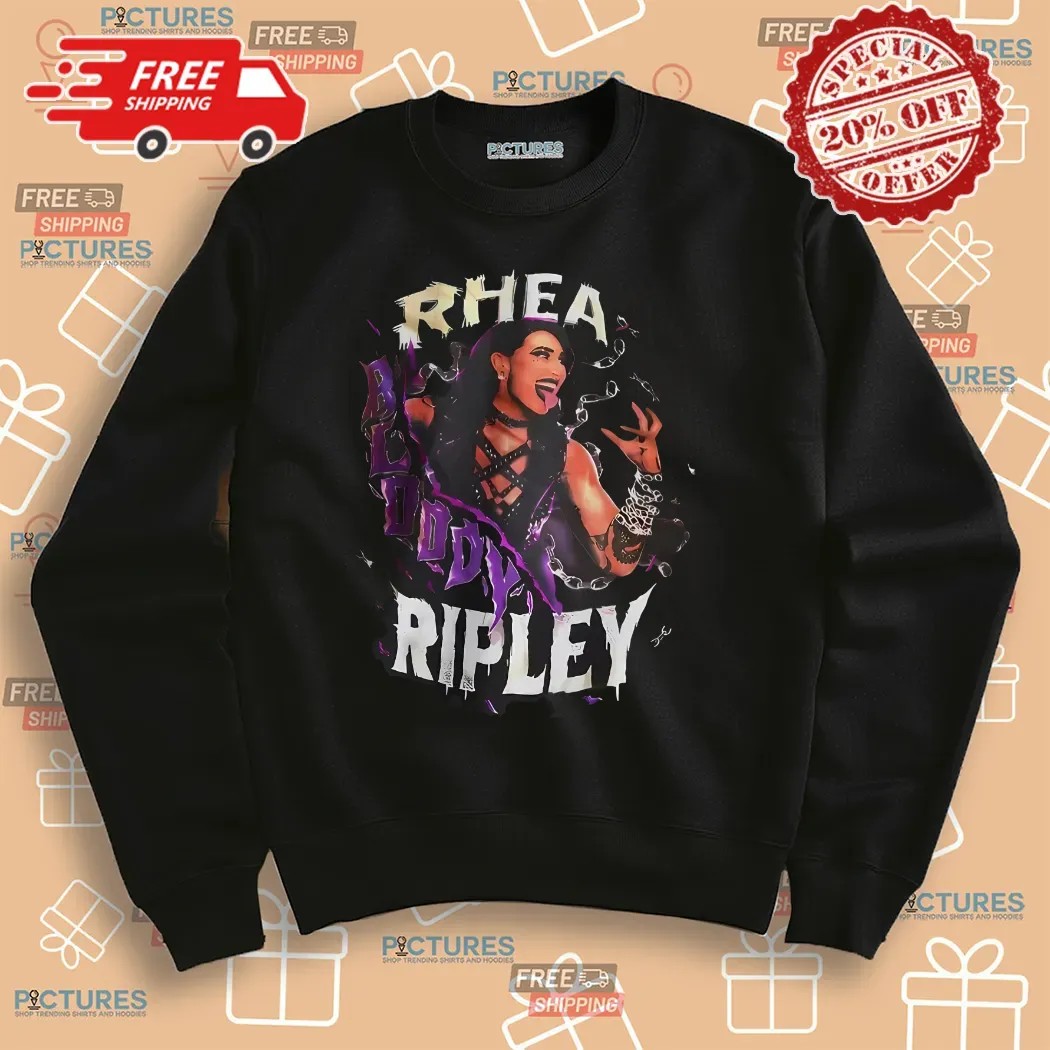 Rhea Ripley Bloody Wrestling Vintage Shirt • Picturestees Clothing LLC