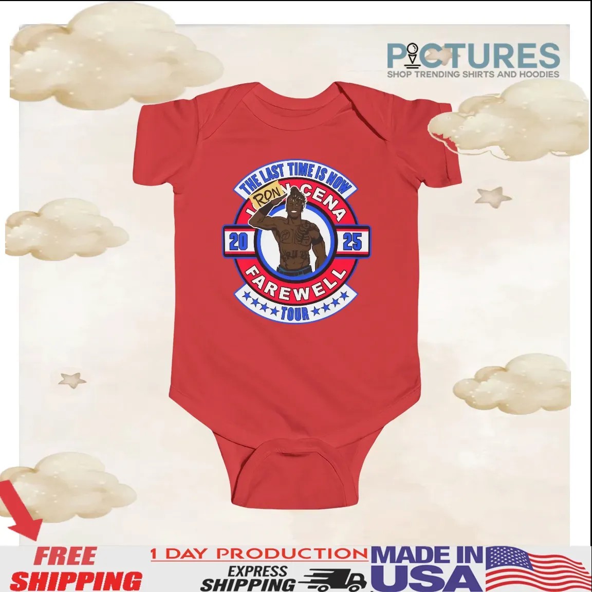 Ron Cena Farewell The Last Time Is Now Tour 2025 T Shirt • Picturestees ...