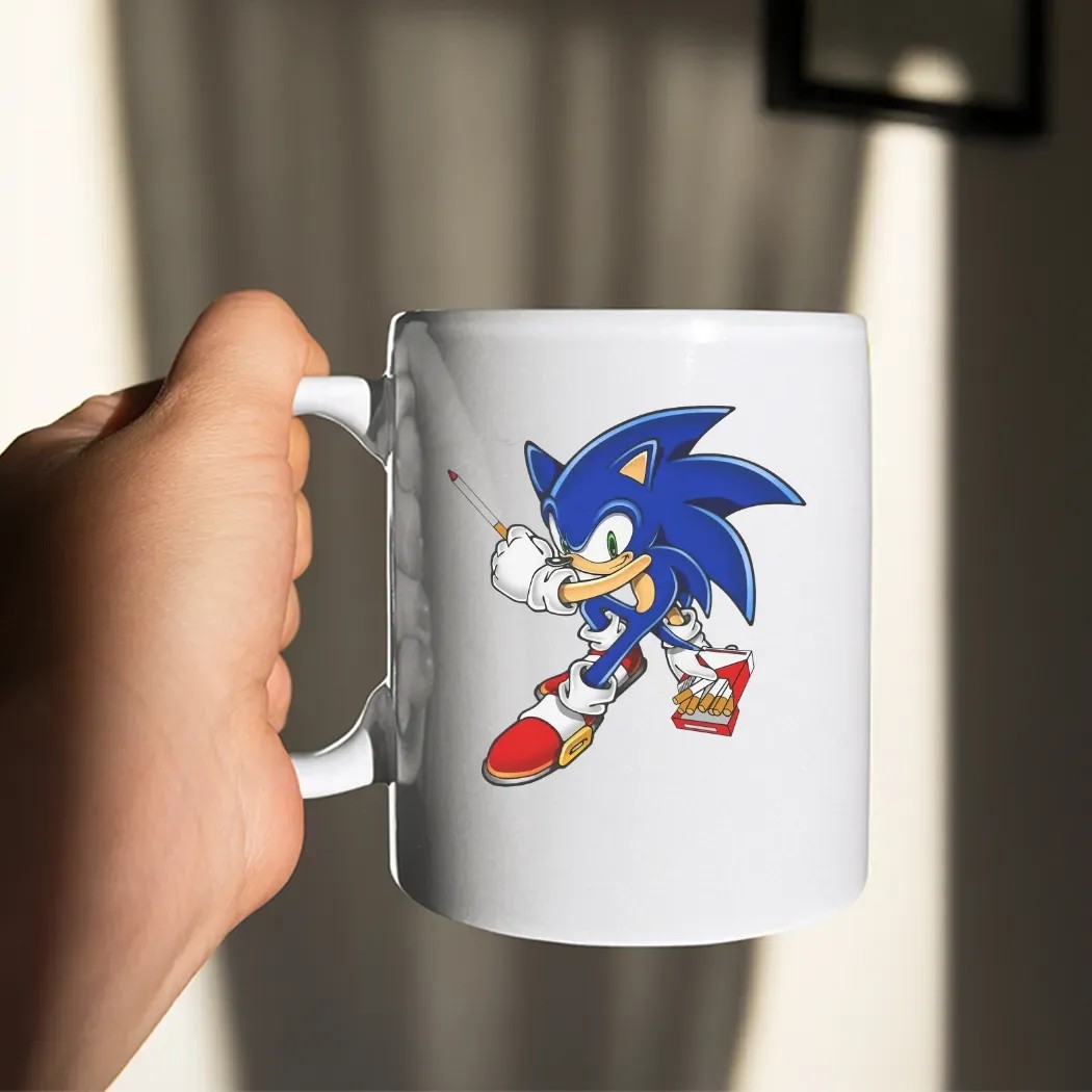 Sonic The Hedgehog Smoking T Shirt • Picturestees Clothing LLC