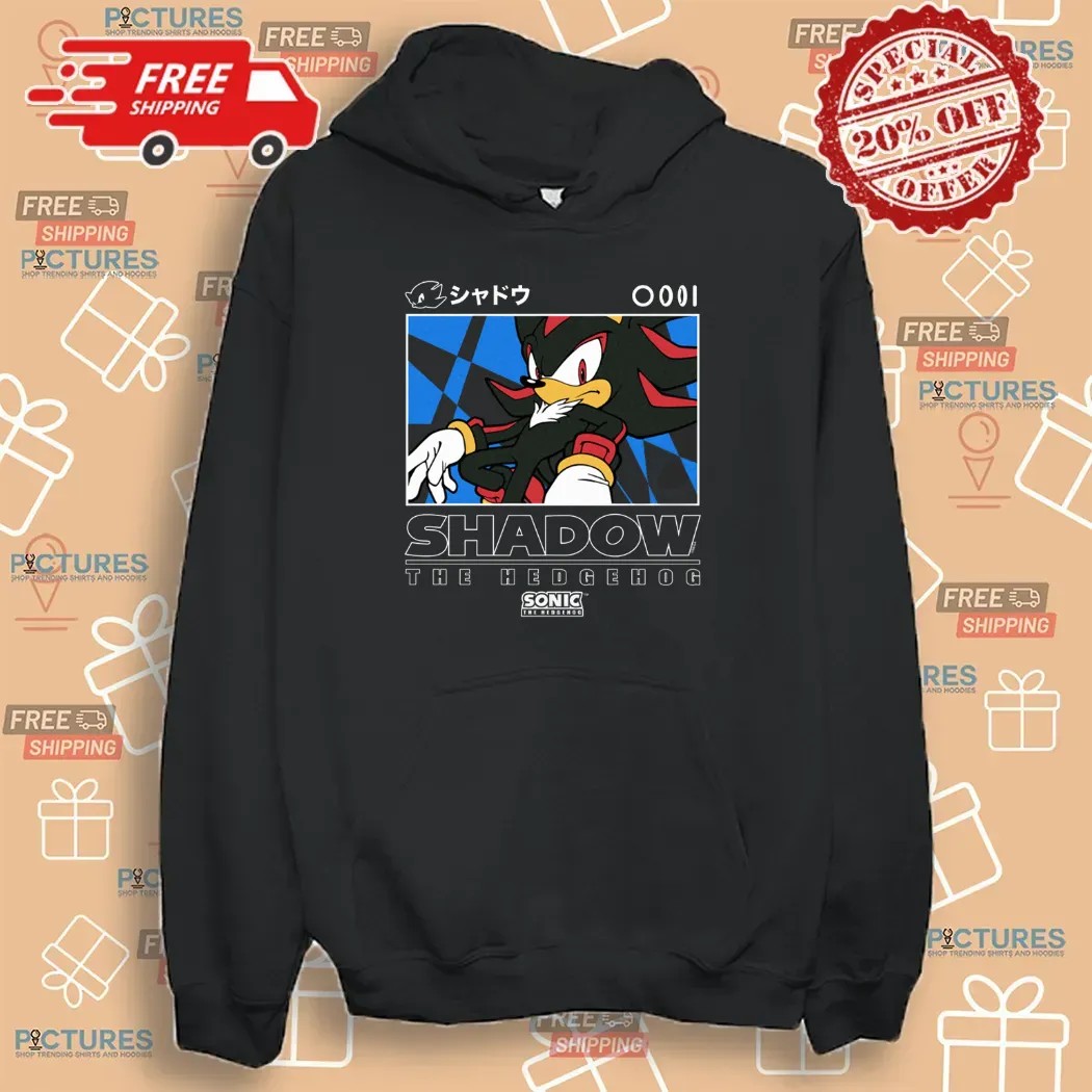 Sonic The Hedgehog Shadow Portrait Graphic T Shirt • Picturestees ...