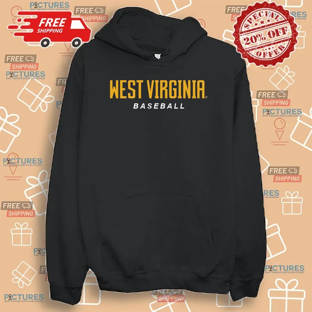 West Virginia Mountaineers Baseball Logo Stack T Shirt • Picturestees ...