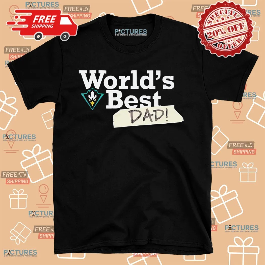 World's Best Dad UNC Wilmington Seahawks Shirt • Picturestees Clothing LLC