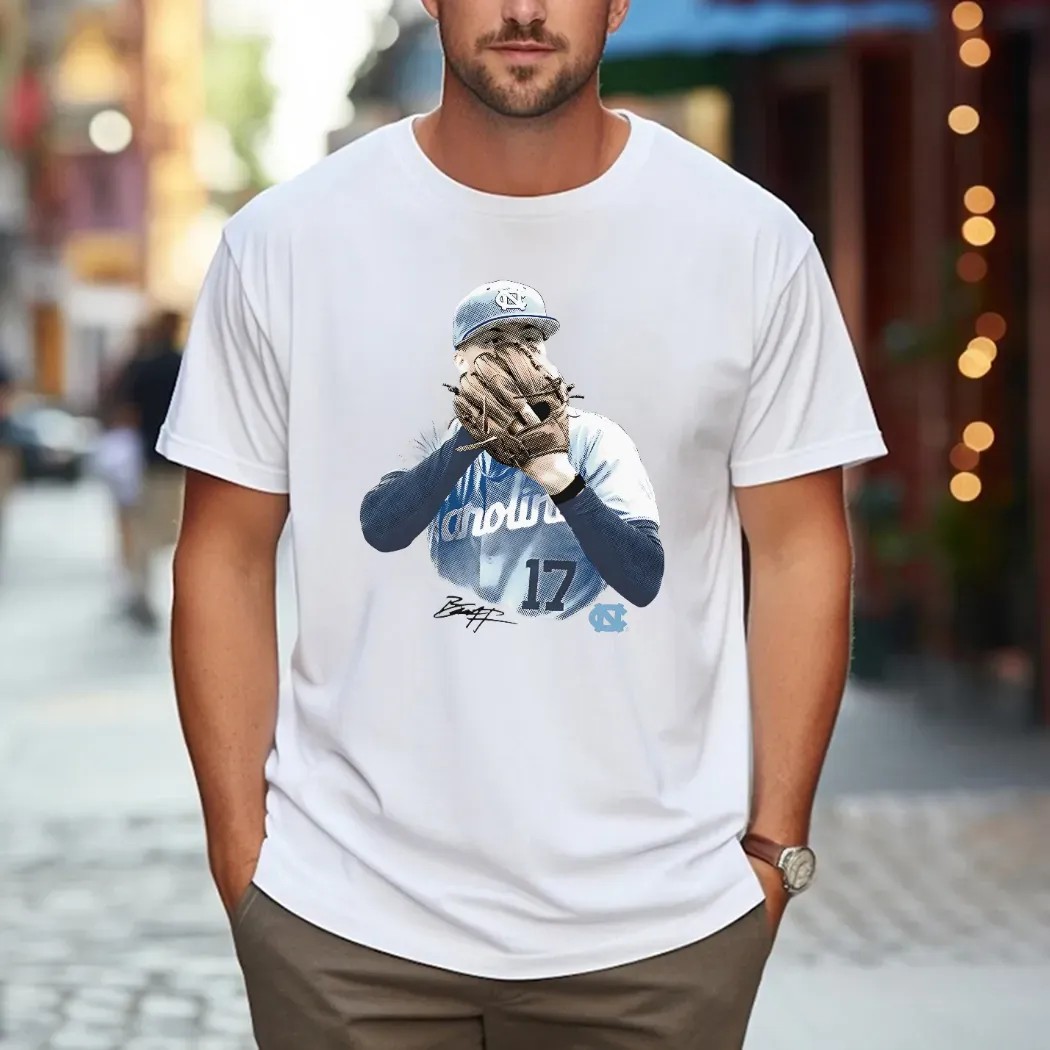 Boston Flannery On The Mound UNC Baseball Signature T Shirt ...