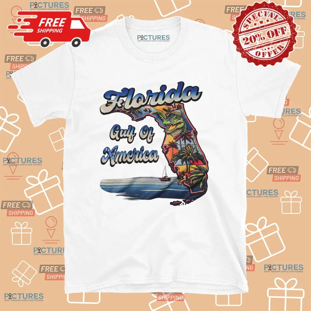 Florida Gulf Of America Map T Shirt • Picturestees Clothing LLC