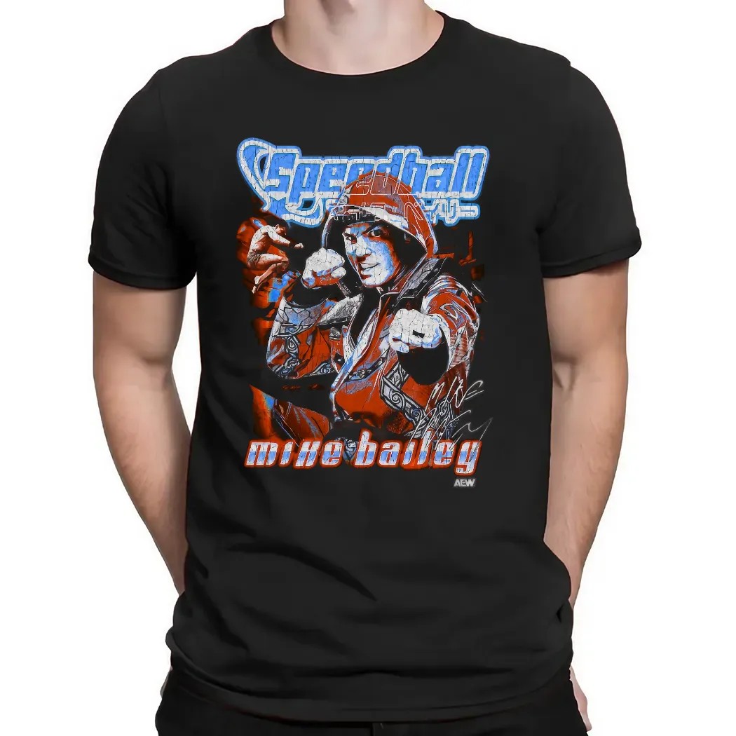 Speedball Mike Bailey Time Adventure Beefy AEW T Shirt • Picturestees ...