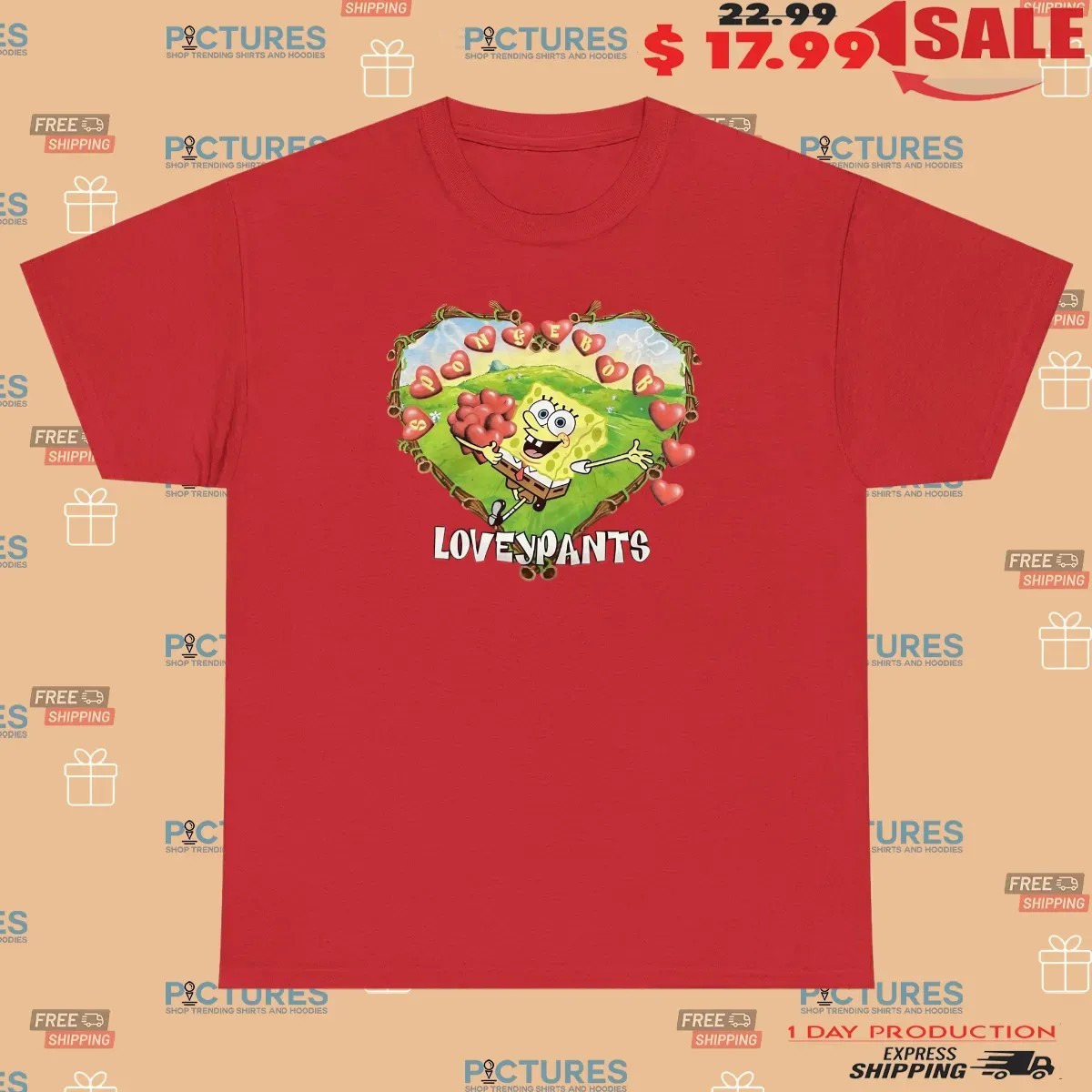 Spongebob Squarepants Lovelypants Cartoon T Shirt • Picturestees ...