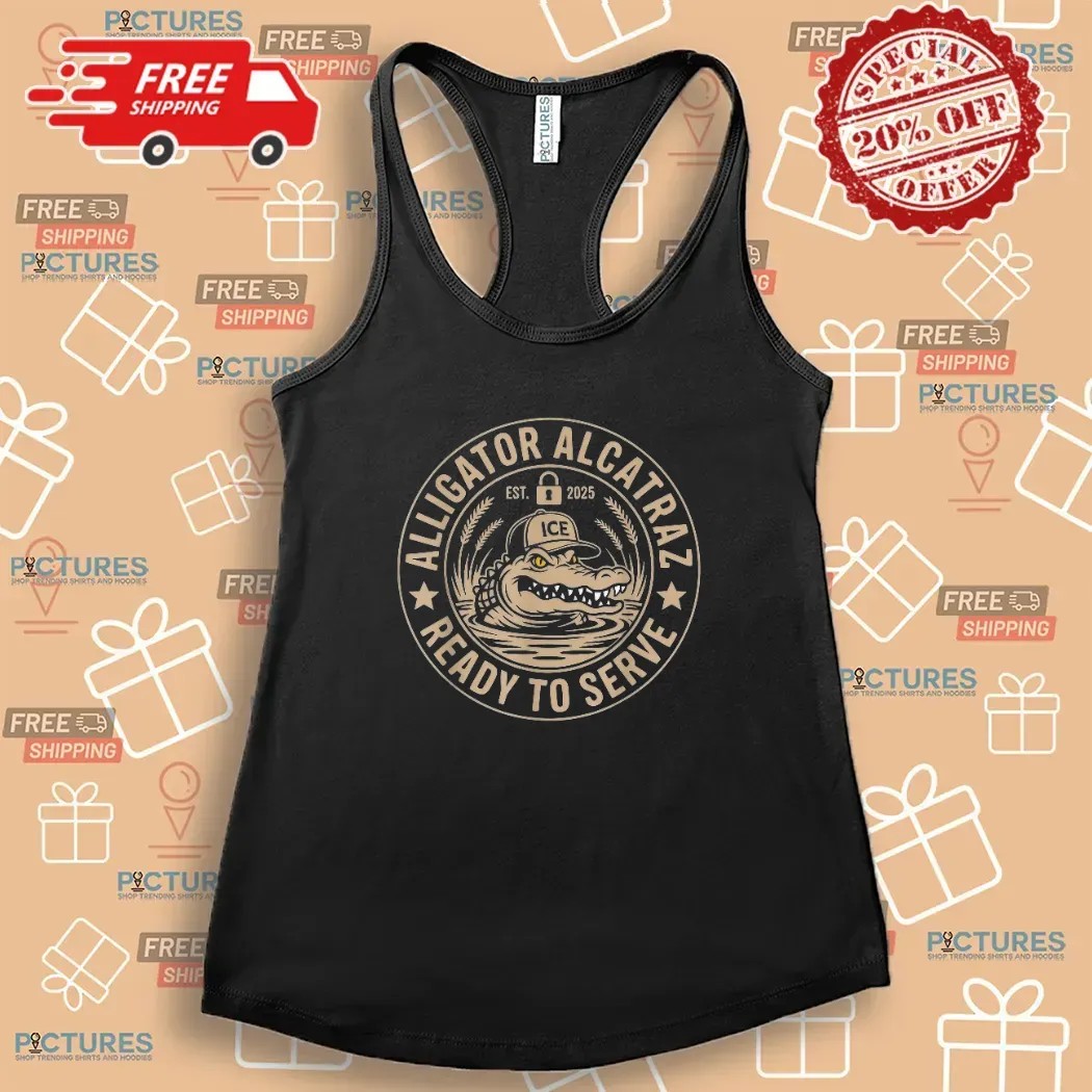 Alligator Alcatraz Ready To Serve Prison Guard Ice T Shirt ...