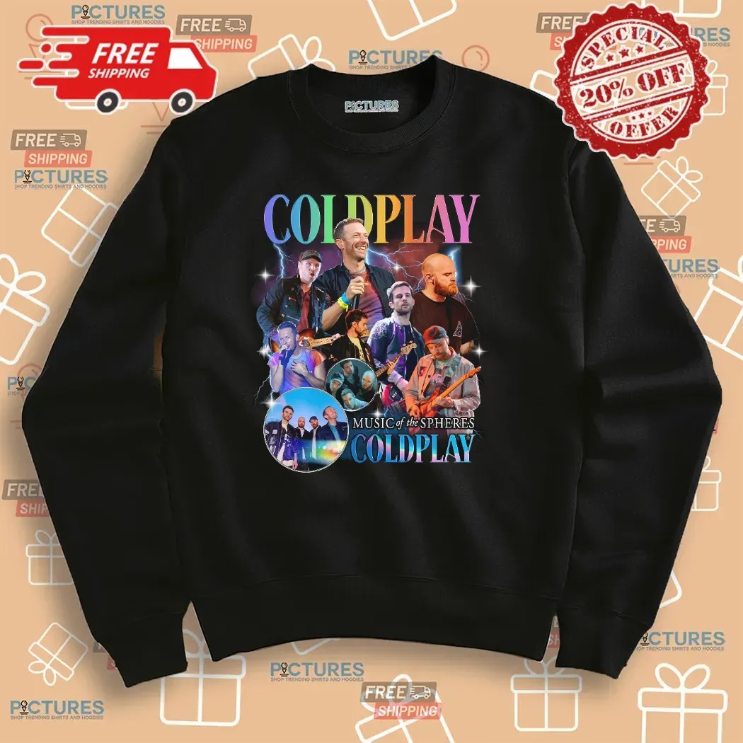 Coldplay Music Of The Spheres Vintage Bootleg 2025 Cities Dates Concert ...