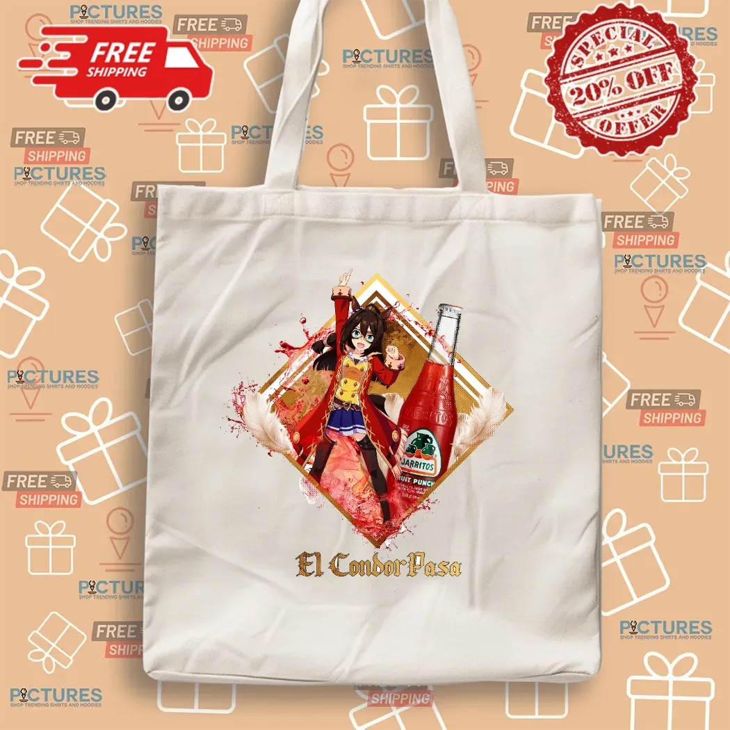 El Condor Pasa Uma Musume Jarritos Fruit Punch Soda Mashup T Shirt ...