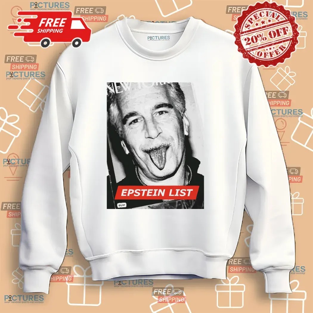 Epstein List Tongue Out Meme T Shirt • Picturestees Clothing LLC