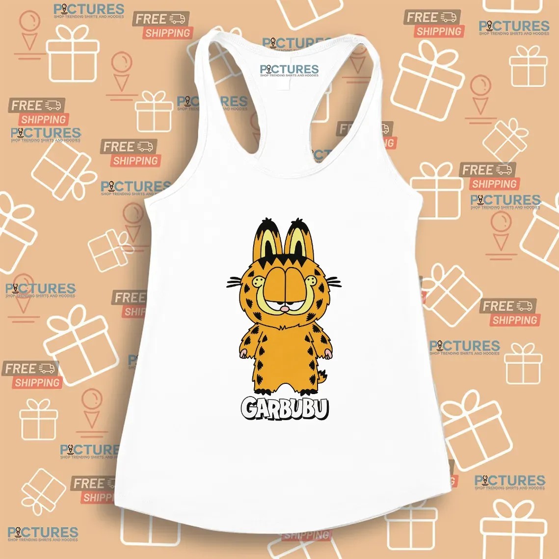 Garbubu Garfield Labubu Meme T Shirt • Picturestees Clothing LLC