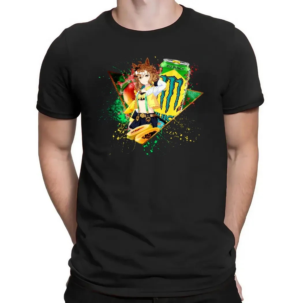 Jungle Pocket Uma Musume Pretty Derby Monster Energy Rio Punch T Shirt ...