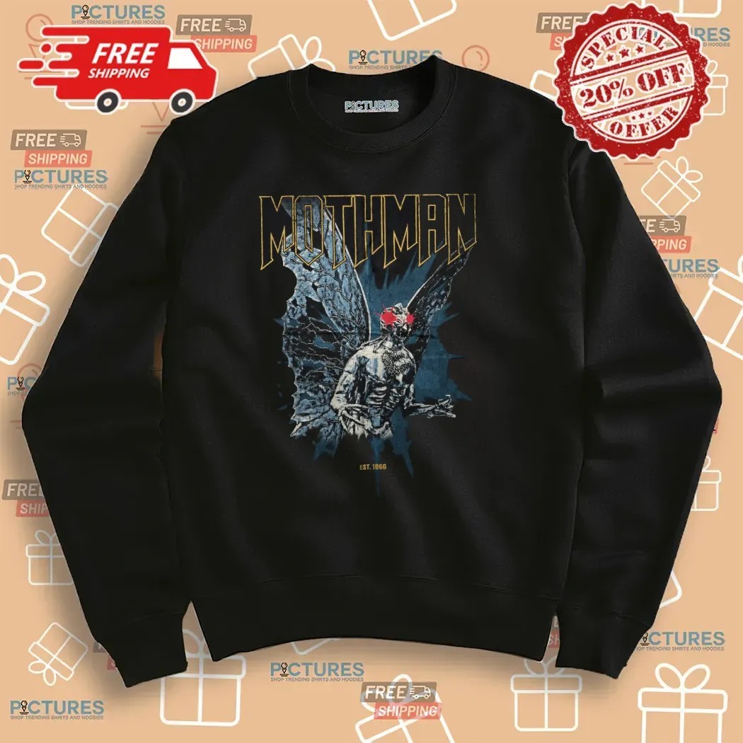 Mothman Cryptid Horror Est 1966 Poster T Shirt • Picturestees Clothing LLC