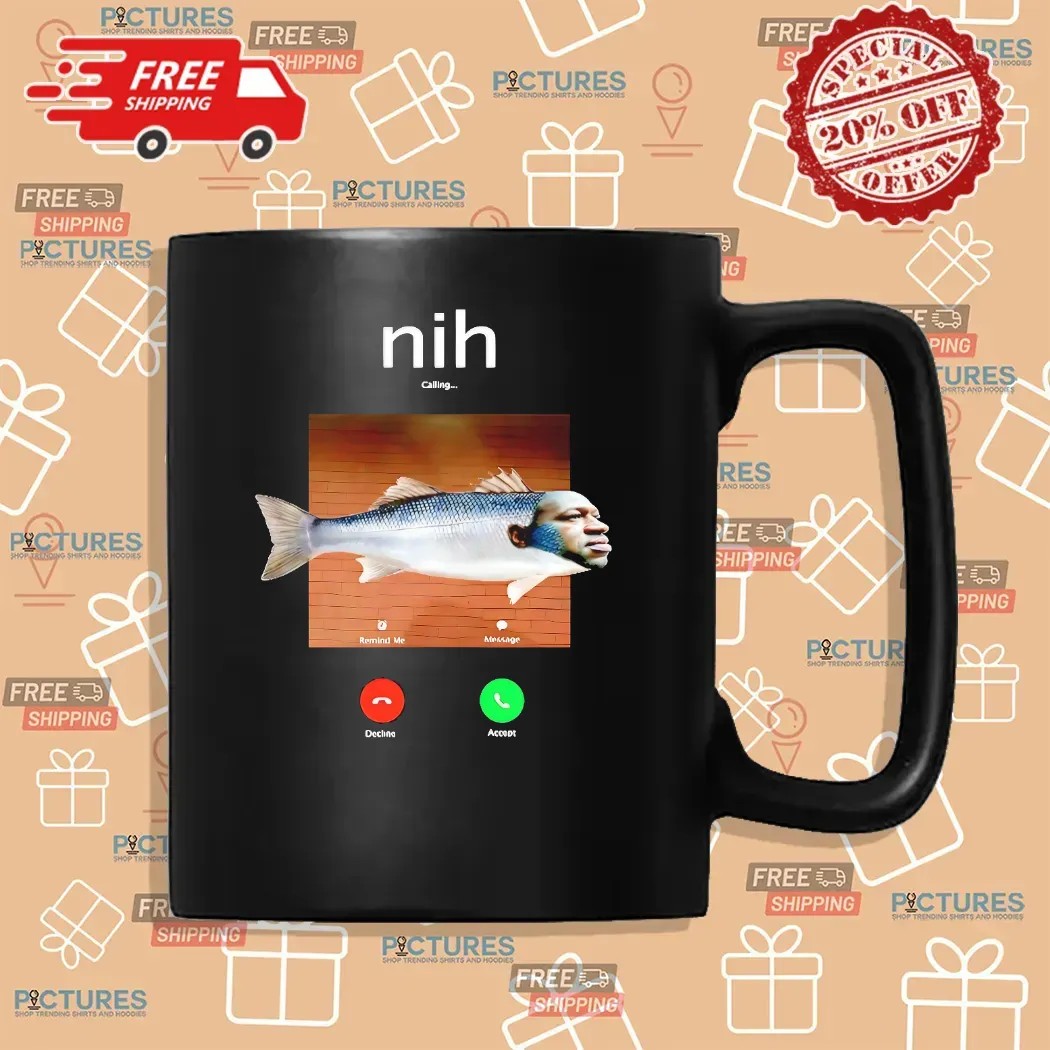 Nih George Floyd Fish Calling Screen Meme T Shirt • Picturestees ...