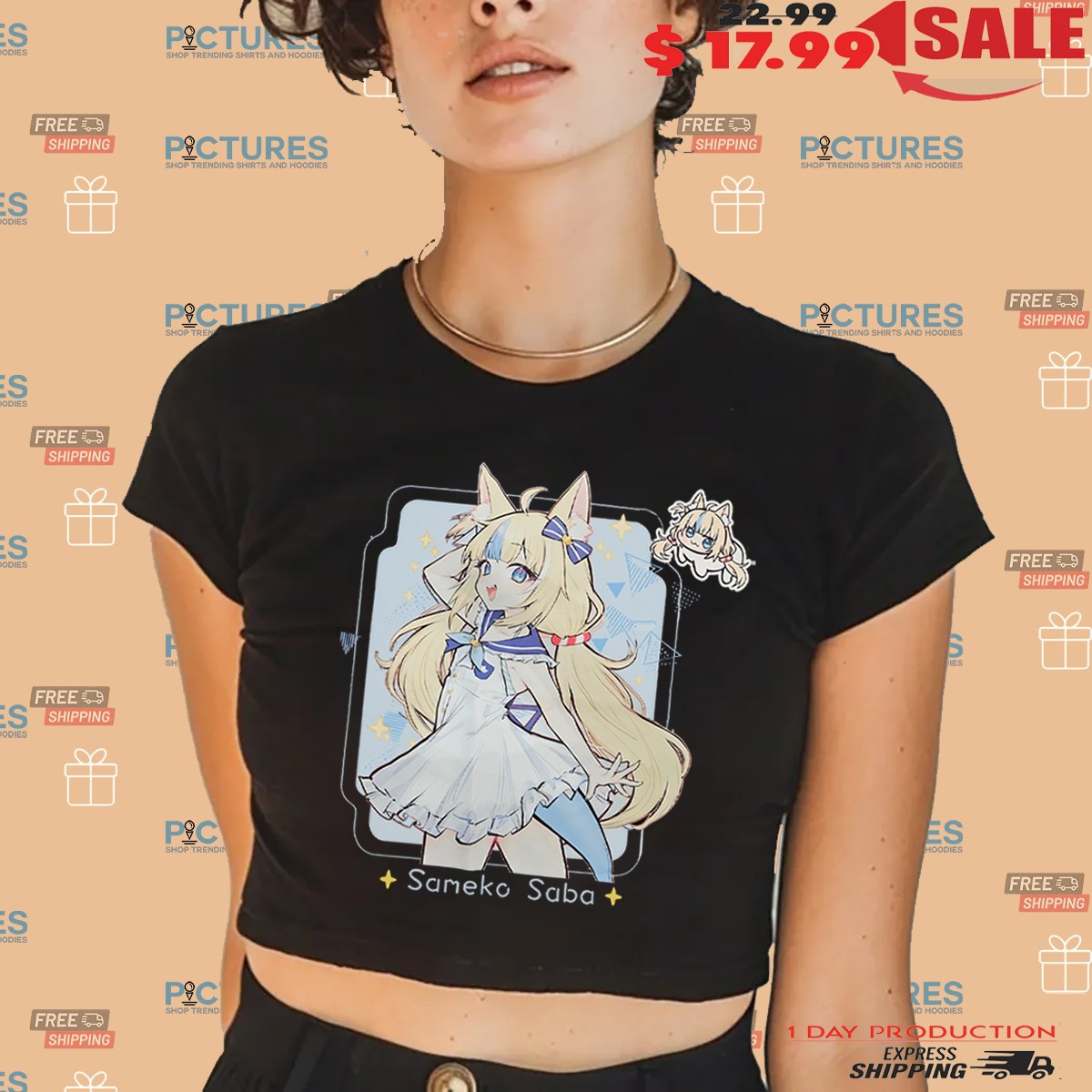 Sameko Saba Pepah Boat VTuber T Shirt • Picturestees Clothing LLC