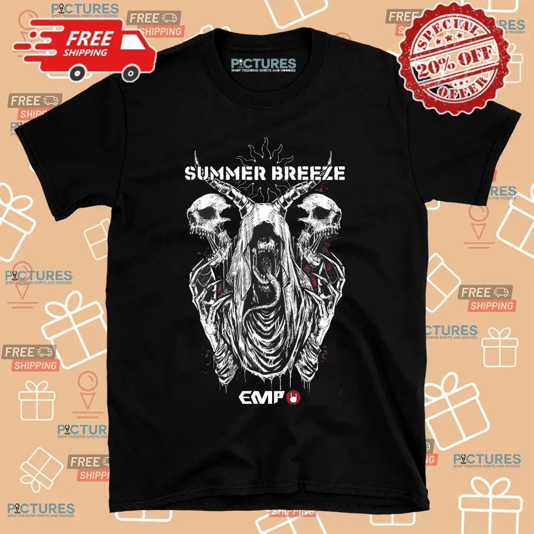 Summer Breeze Dark Gothic Metal Style EMP Merch Collabo 2025 T Shirt ...