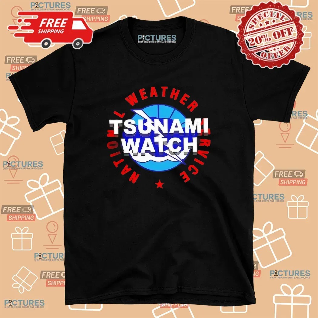 Tsunami Watch National Weather Service Logo T Shirt • Picturestees ...