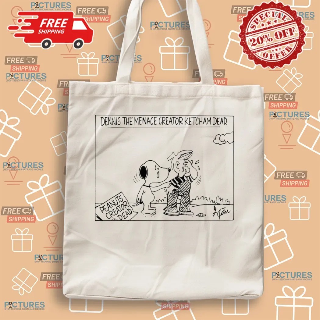 Dennis The Menace Creator Ketcham Dead Snoopy Peanuts T Shirt ...