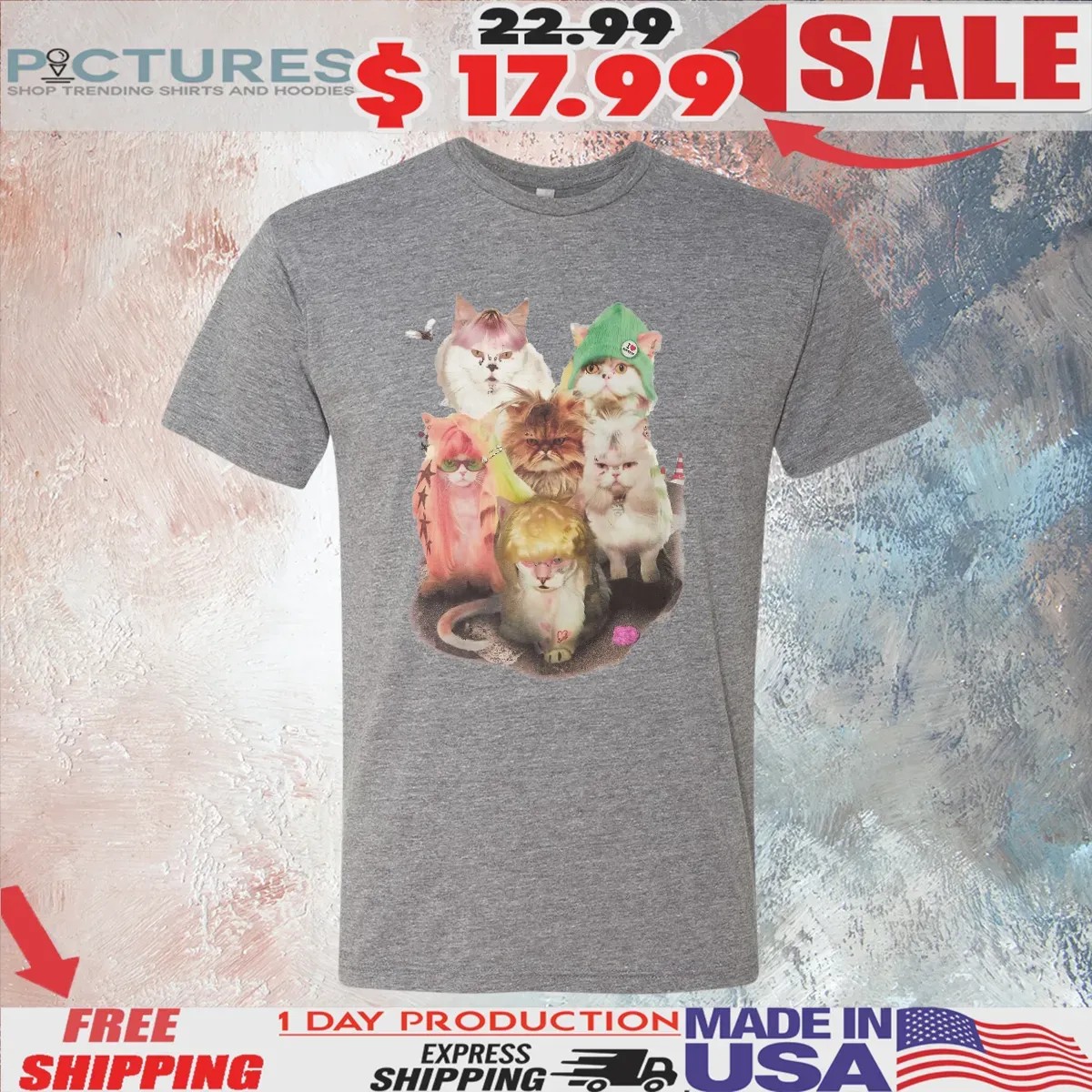 Justin Bieber Wearing Cats Meme T Shirt • Picturestees Clothing LLC