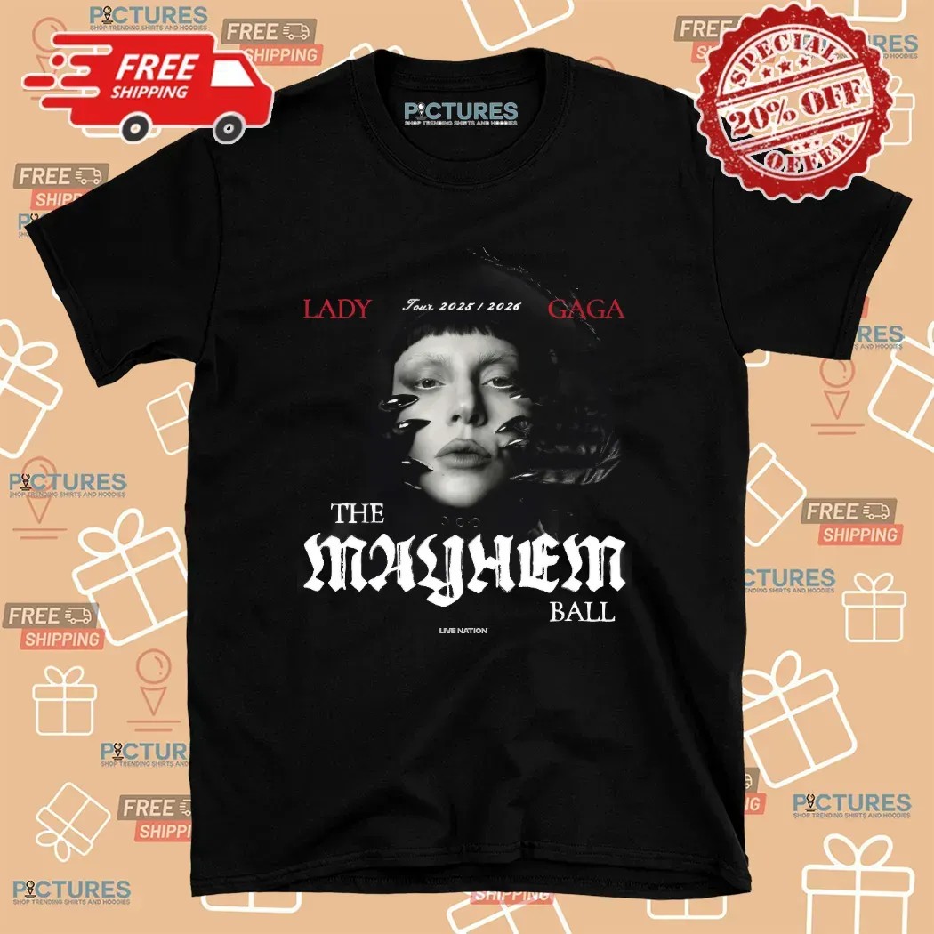 Lady Gaga 2025-2026 The Mayhem Ball Live Nation Concert T Shirt ...