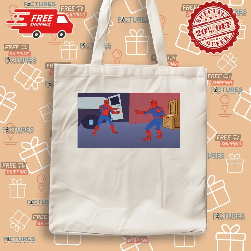 Marvel Spider-man Pointing At Spider-man Scene Meme T Shirt ...