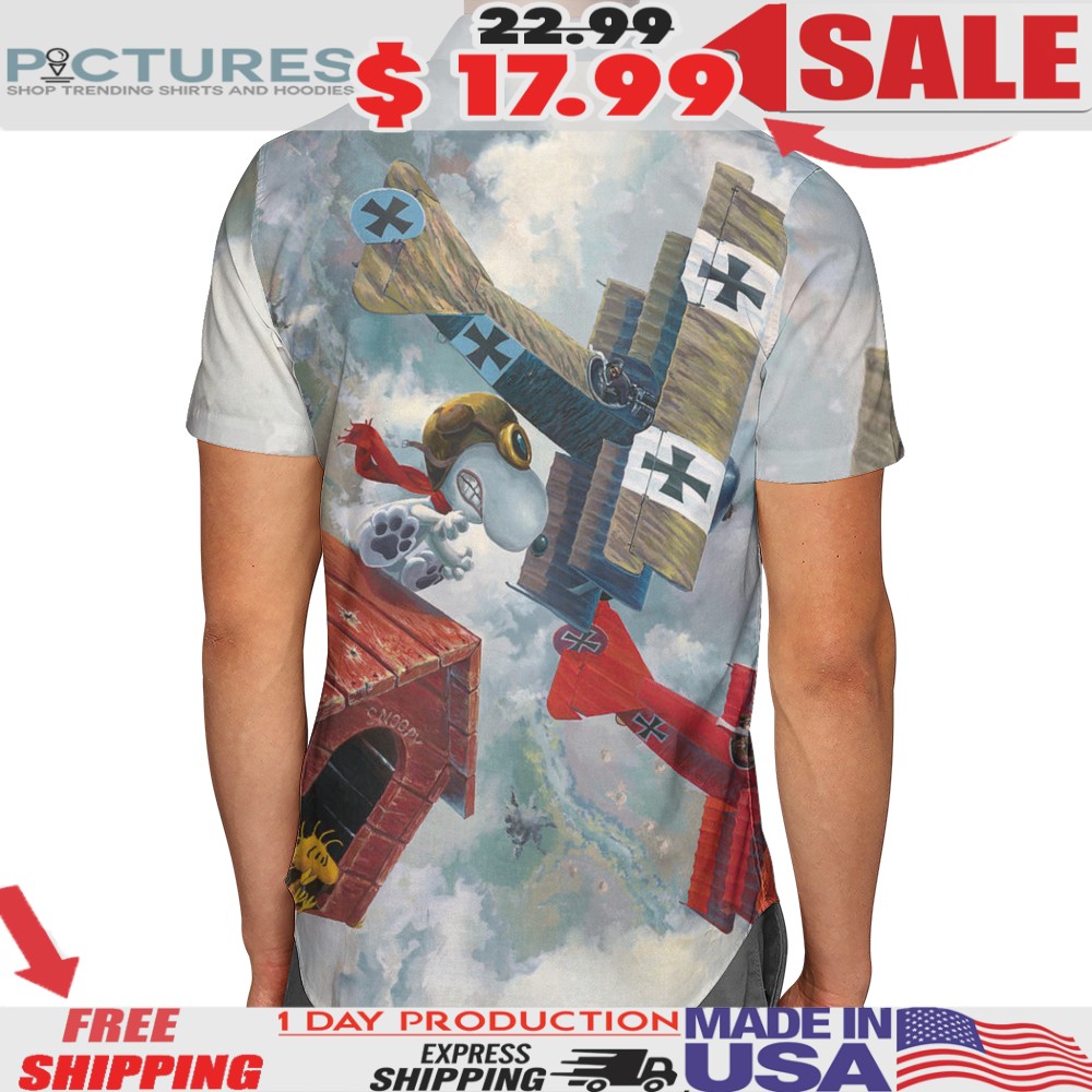 Snoopy World War I Flying Ace And Woodstock Curse You Red Baron 3D All ...