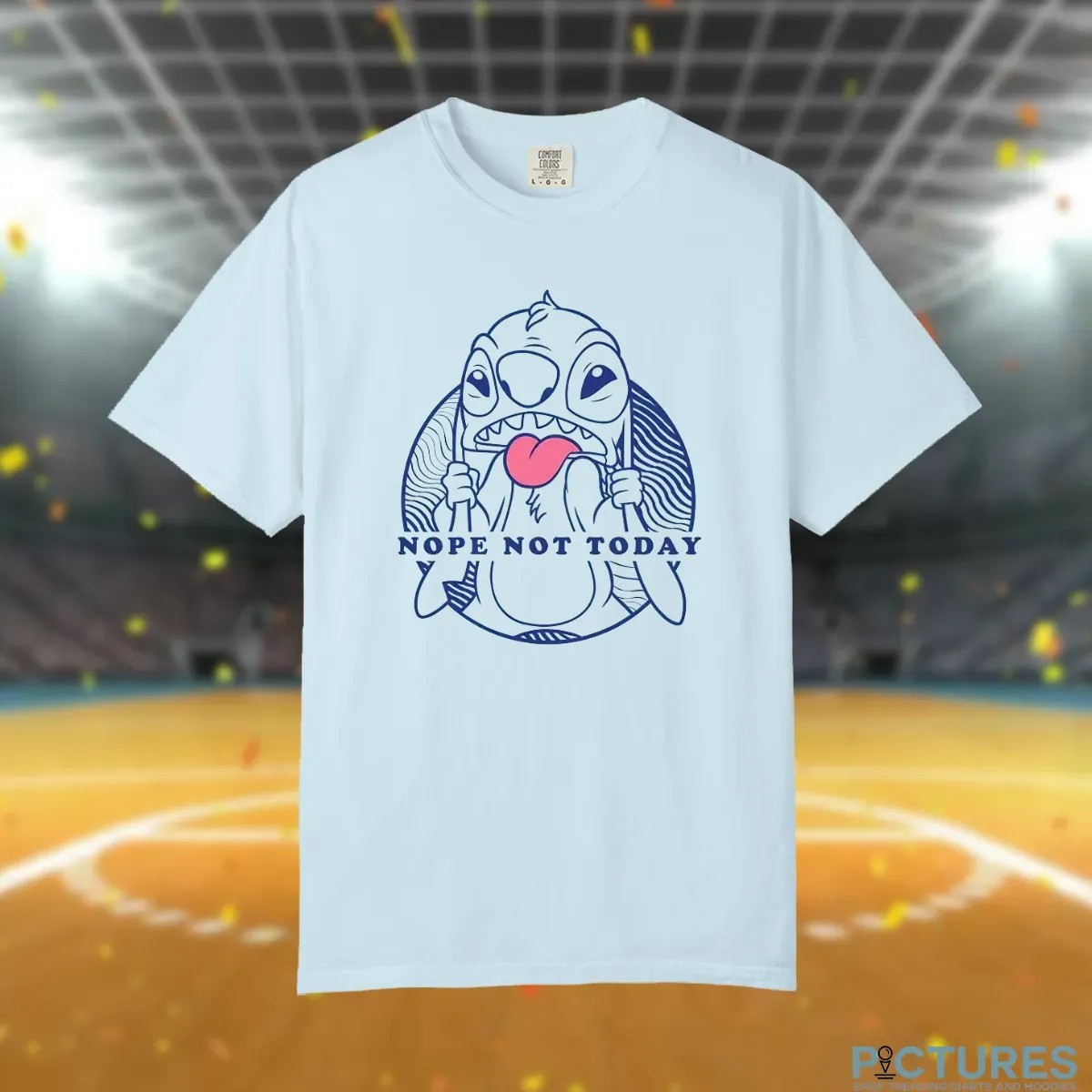 Stitch Nope Not Today Meme T Shirt • Picturestees Clothing LLC