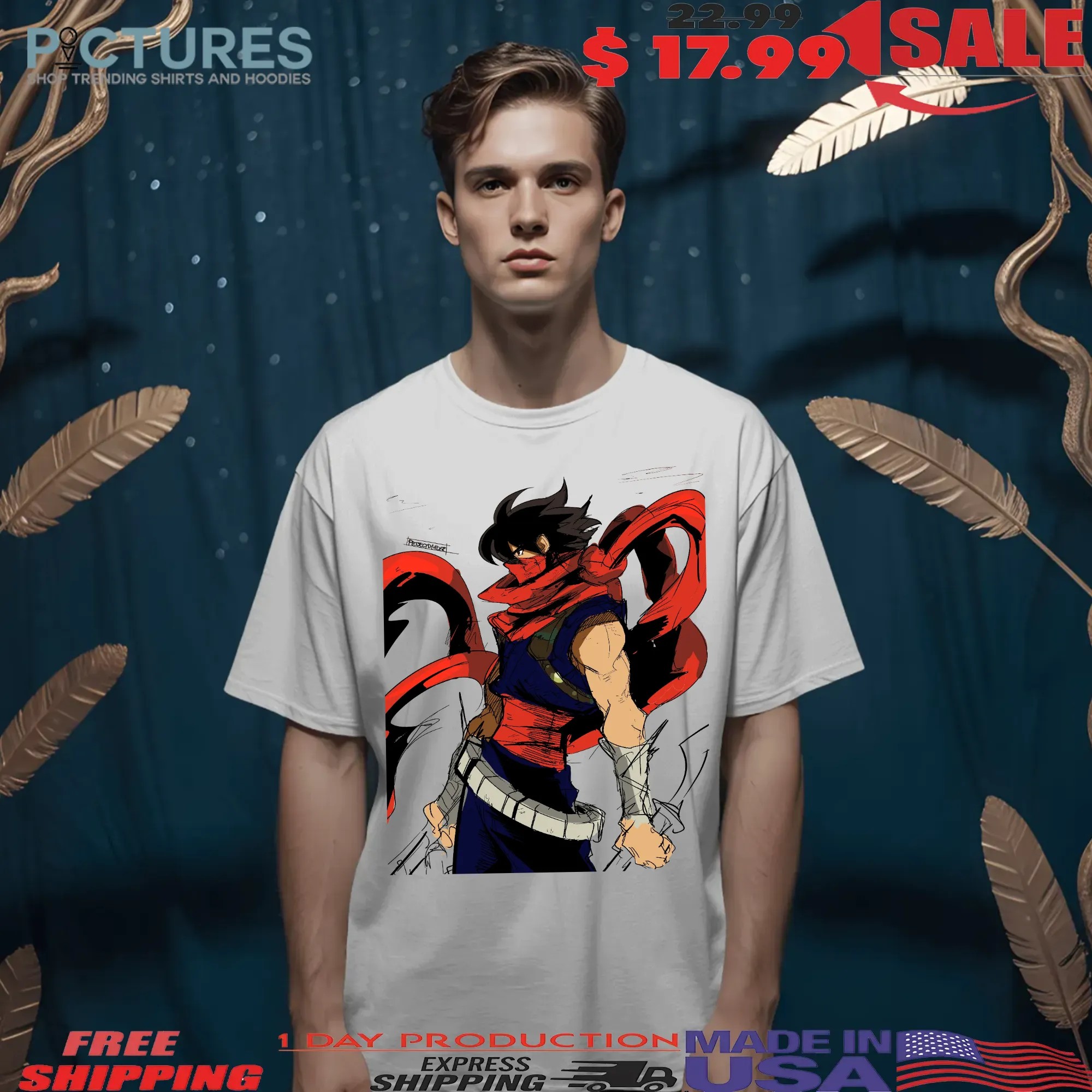 Strider Capcom Drawing Art T Shirt • Picturestees Clothing LLC
