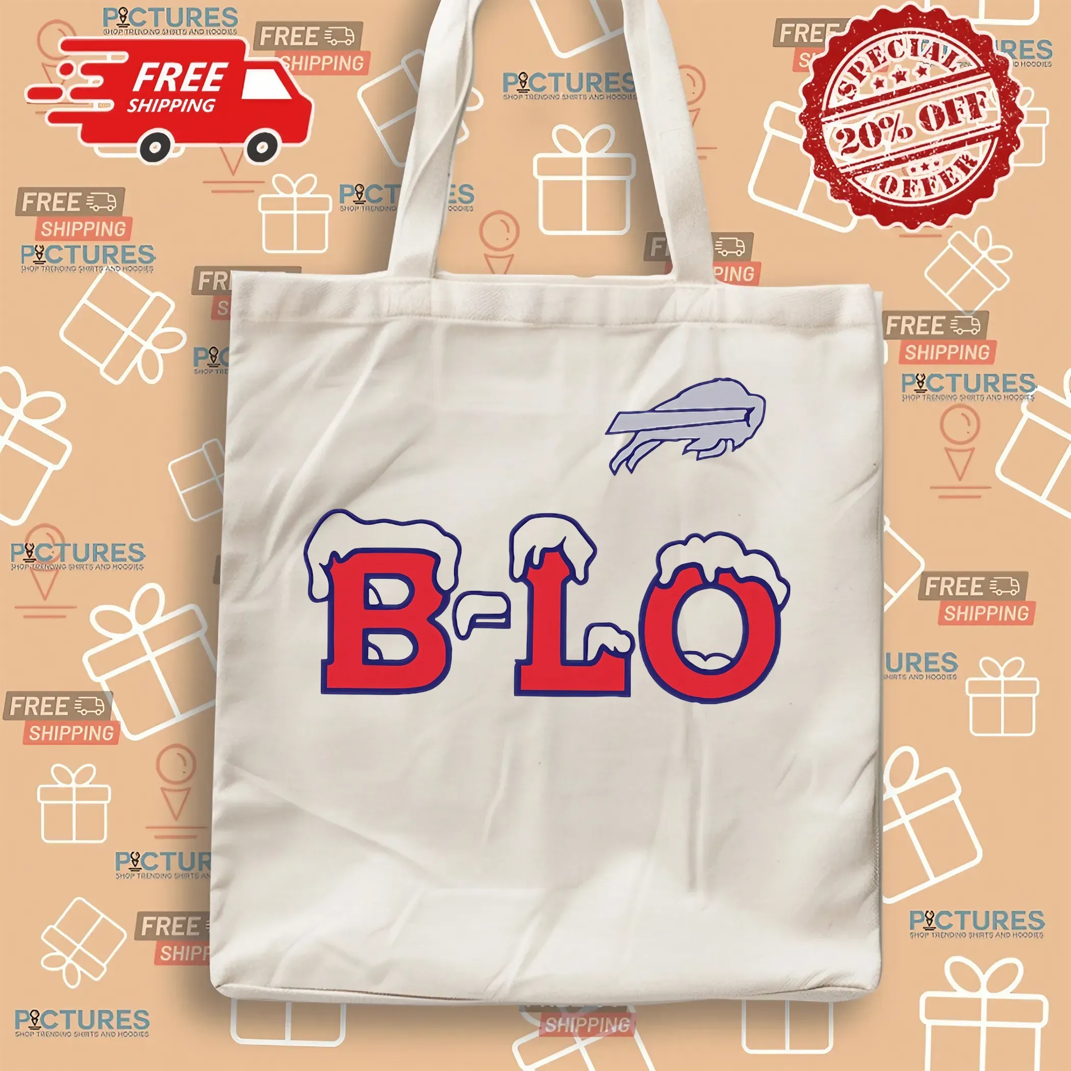 Buffalo Bills B-LO Snow T Shirt • Picturestees Clothing LLC