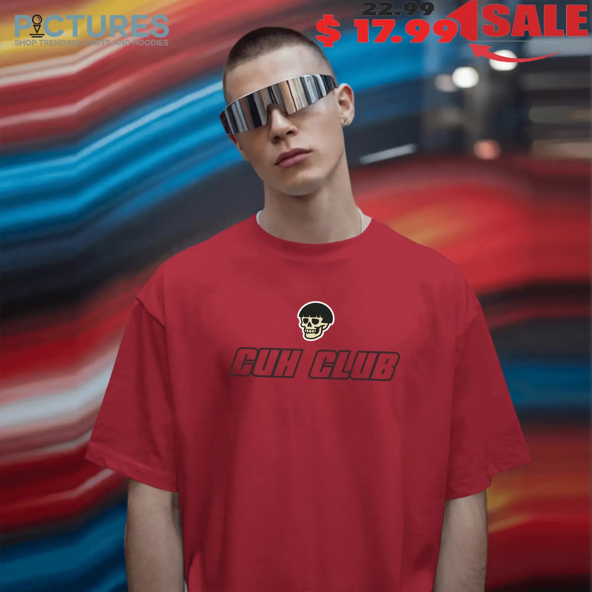Cuh Club Edgar Skull EDGR T Shirt • Picturestees Clothing LLC