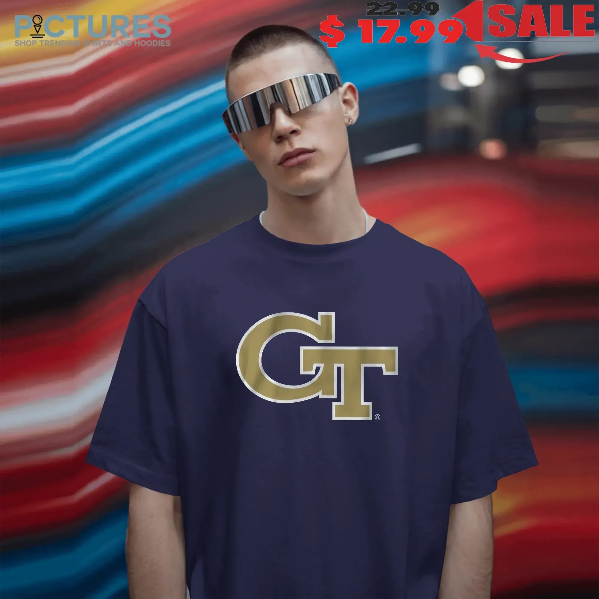 Georgia Tech Yellow Jackets Primary Logo 2025 T Shirt • Picturestees ...