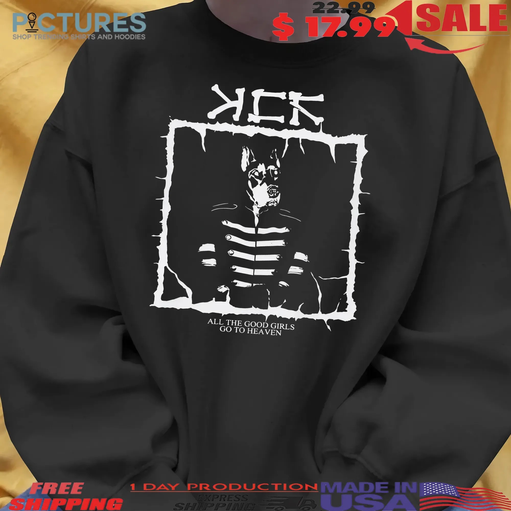 Mcr Chicago Dog All Good Girls Go To Heaven My Chemical Romance T Shirt ...
