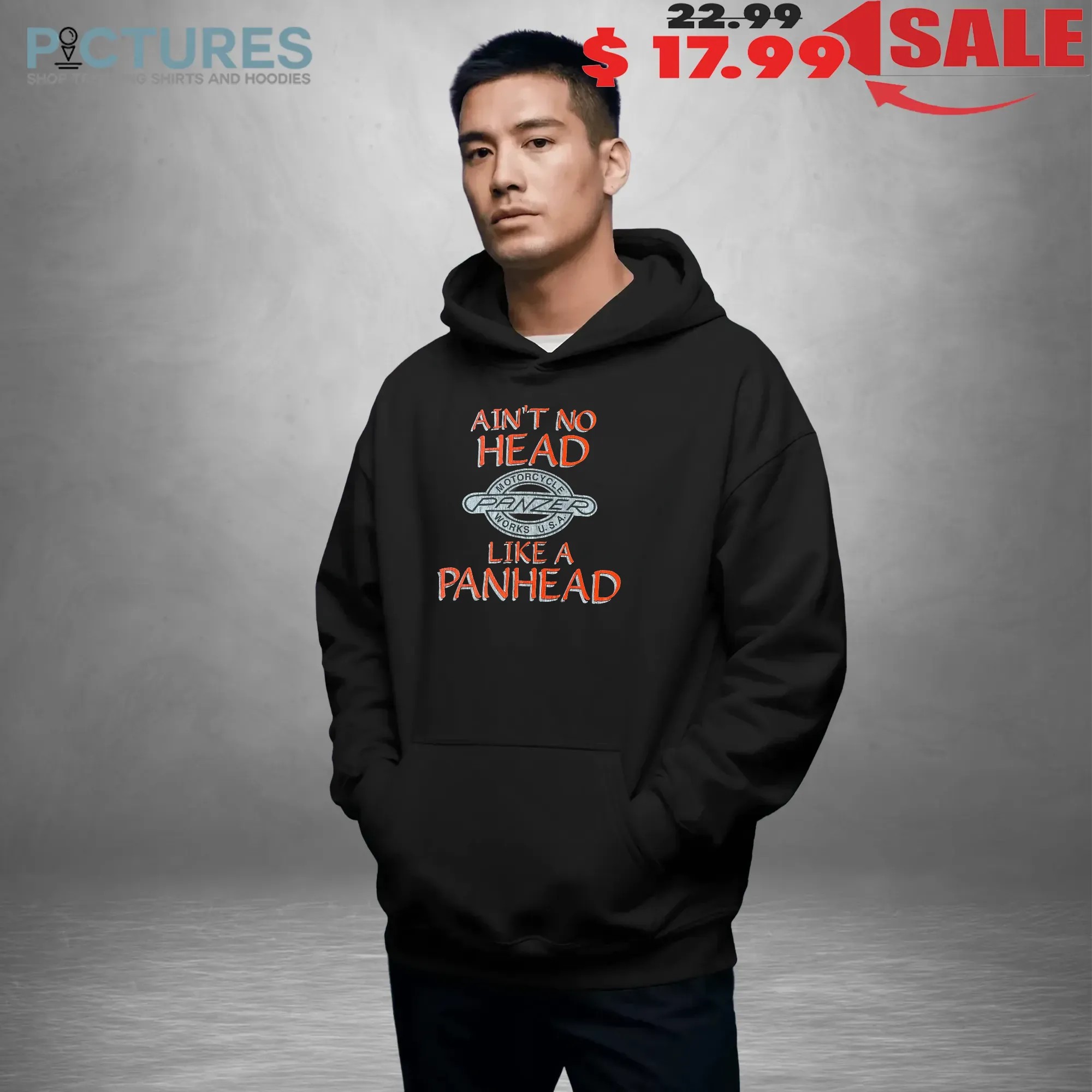Panzer Motorcycles Ain’t No Head Like A Panhead Retro T Shirt ...
