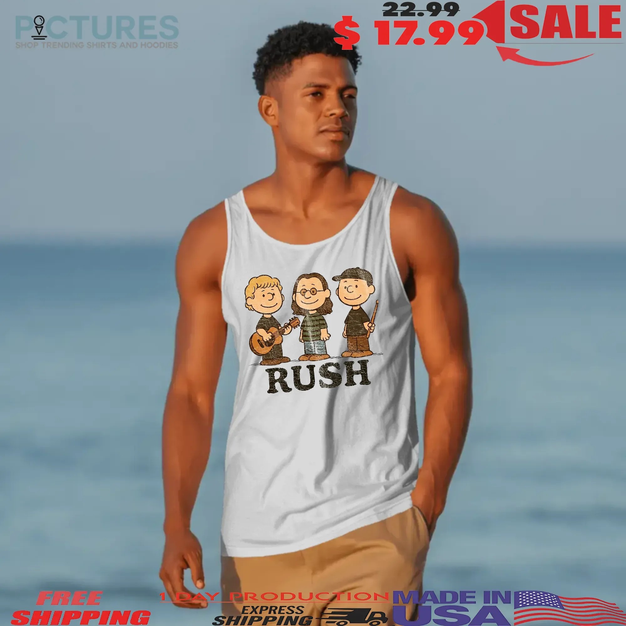 Rush Band Charlie Brown Peanuts Meme Cartoon T Shirt • Picturestees ...