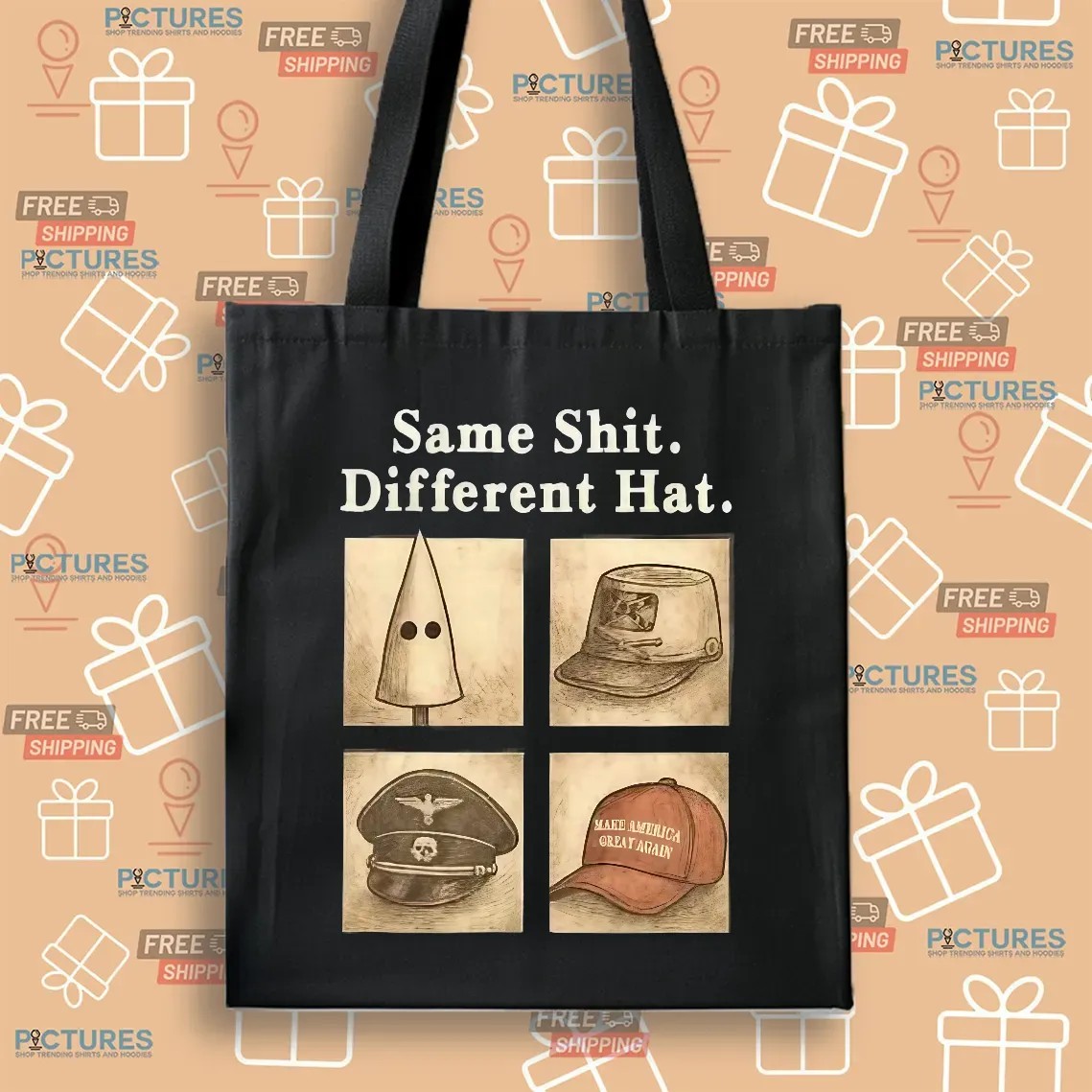 Same Shit Different Hat T Shirt • Picturestees Clothing LLC