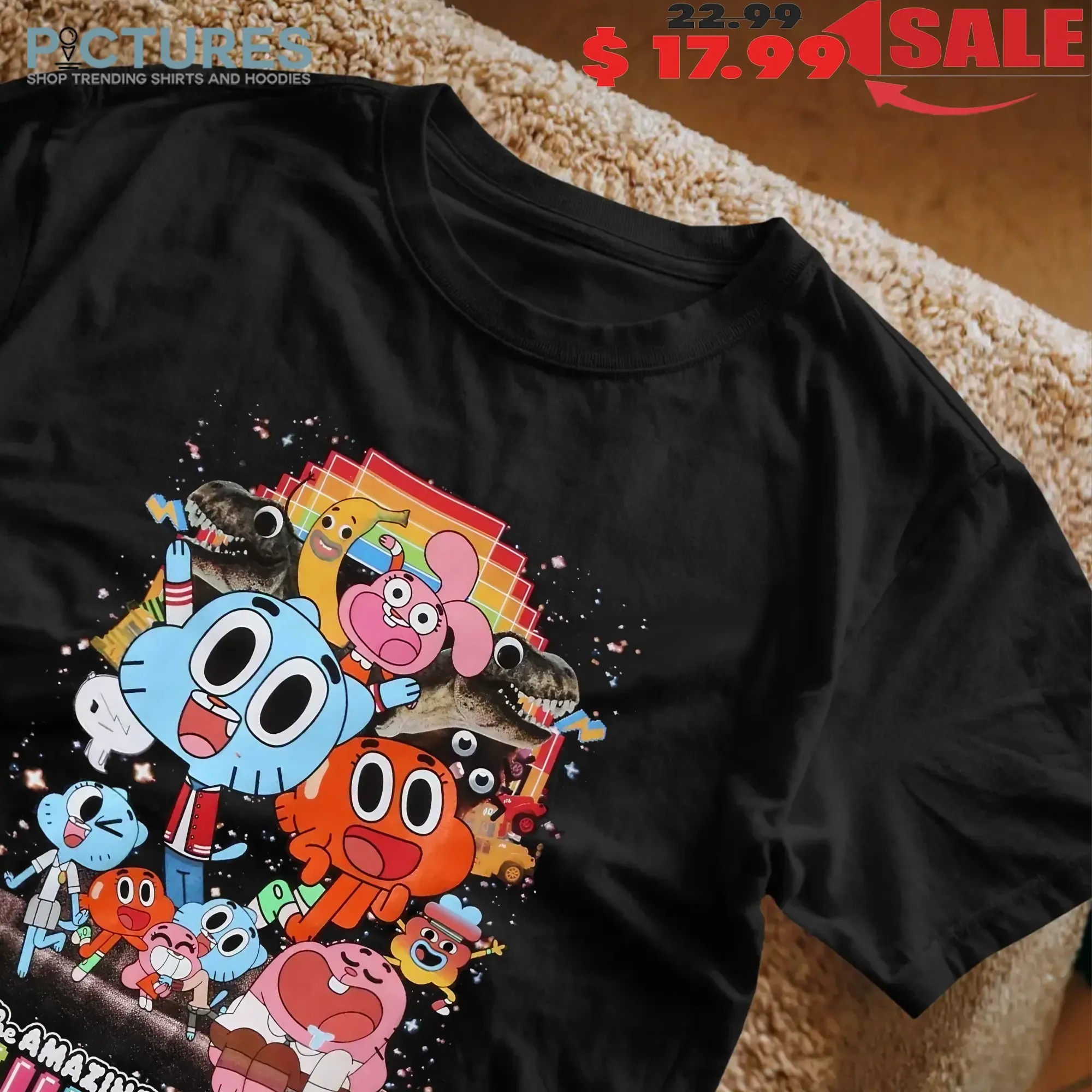 The Amazing World Of Gumball Group Cartoon T Shirt • Picturestees ...