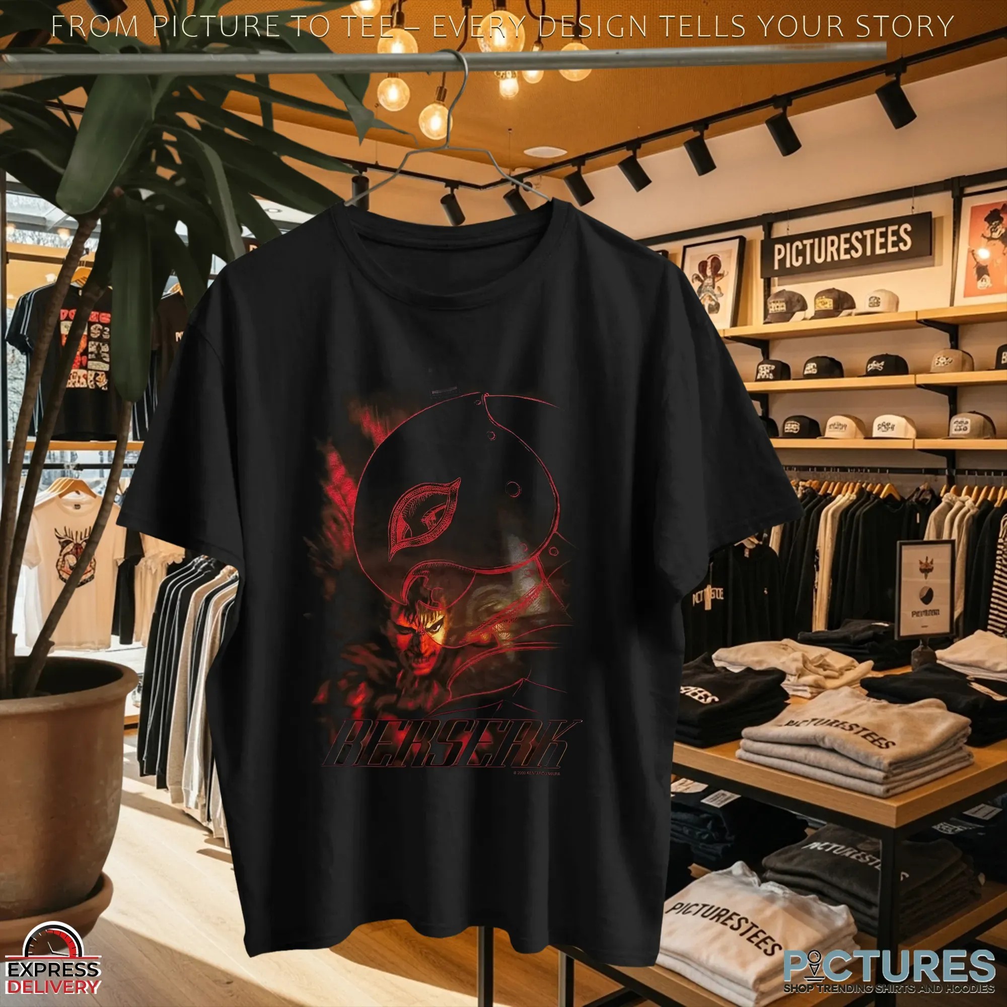 Berserk Griffith Guts Vs Behelit Kentaro Miura Manga T Shirt ...