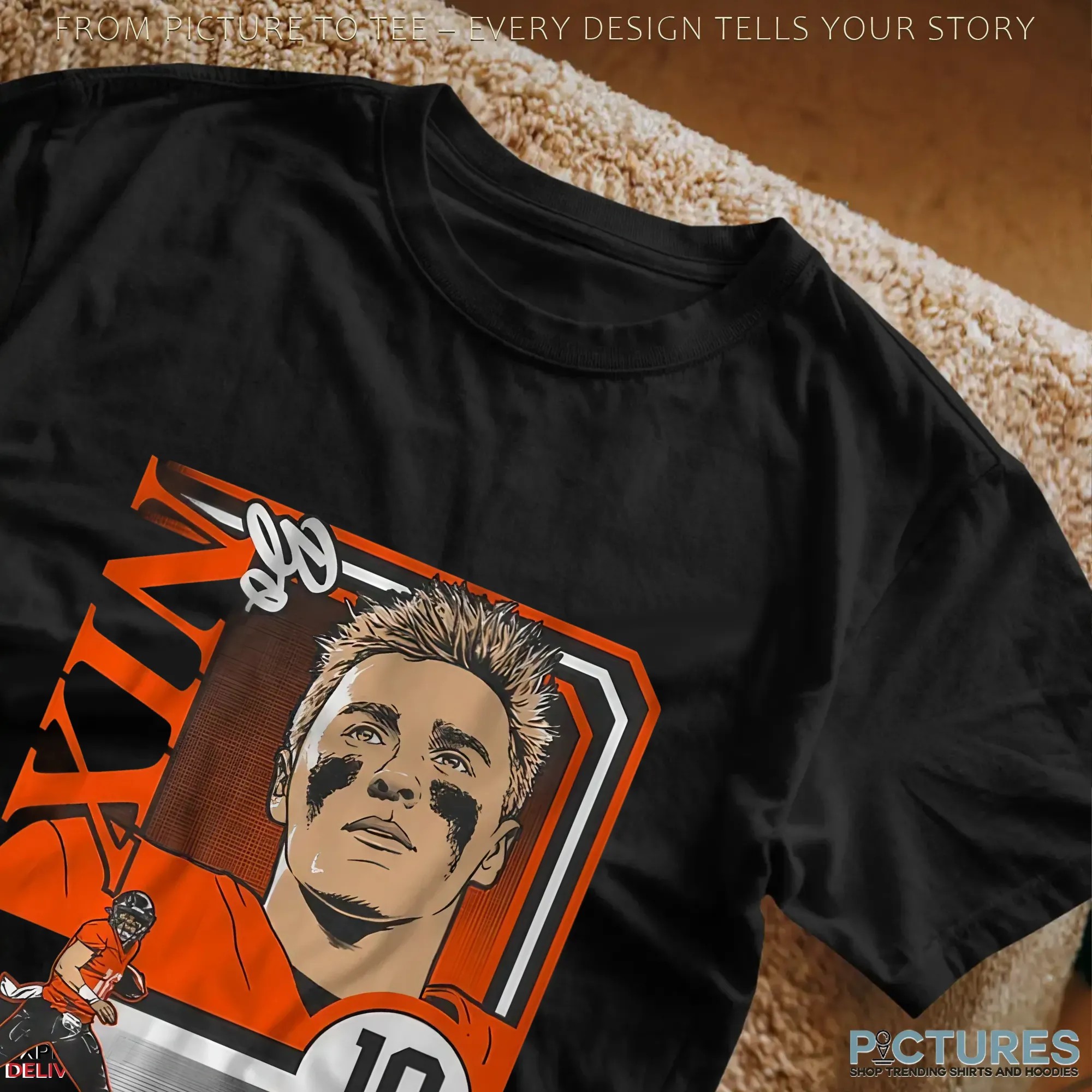 Bo Nix Collage Frame T Shirt • Picturestees Clothing LLC