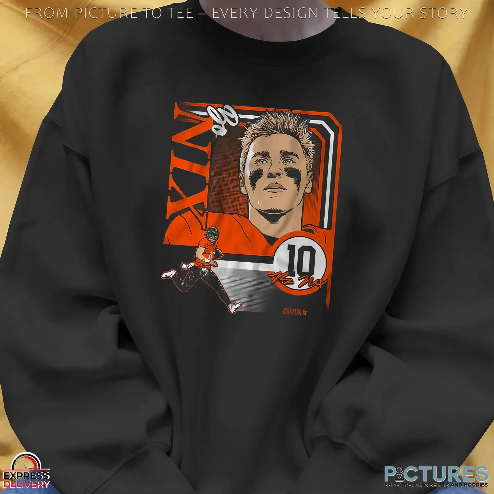 Bo Nix Collage Frame T Shirt • Picturestees Clothing LLC