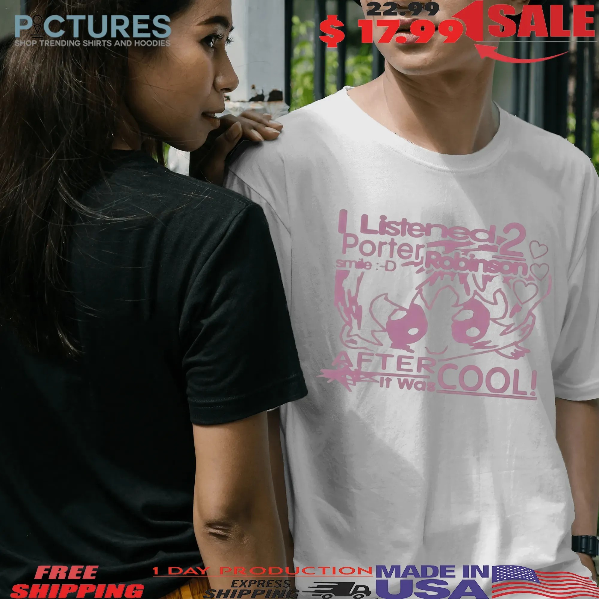 Porter Robinson I Listened 2 Smile After It Was Cool Angel T Shirts ...